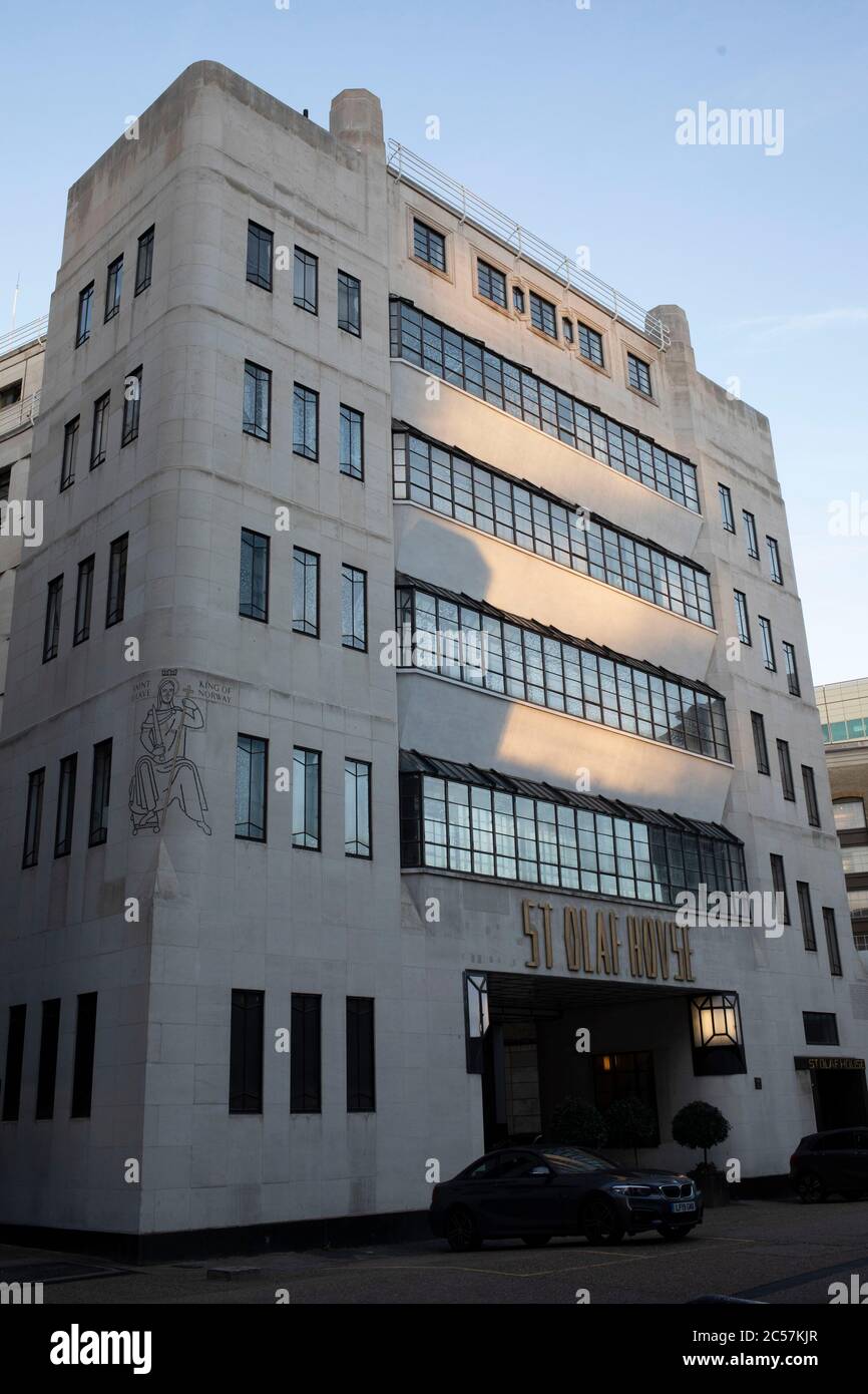 St Olaf House, the first Art Deco building in the UK on 12th January ...