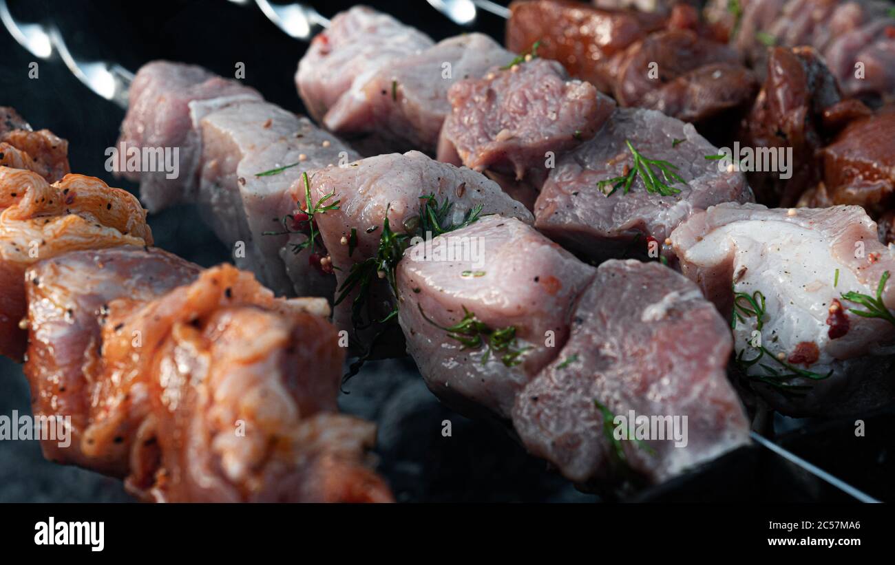Barbecue time is time to relax and to eat tasty food Stock Photo - Alamy