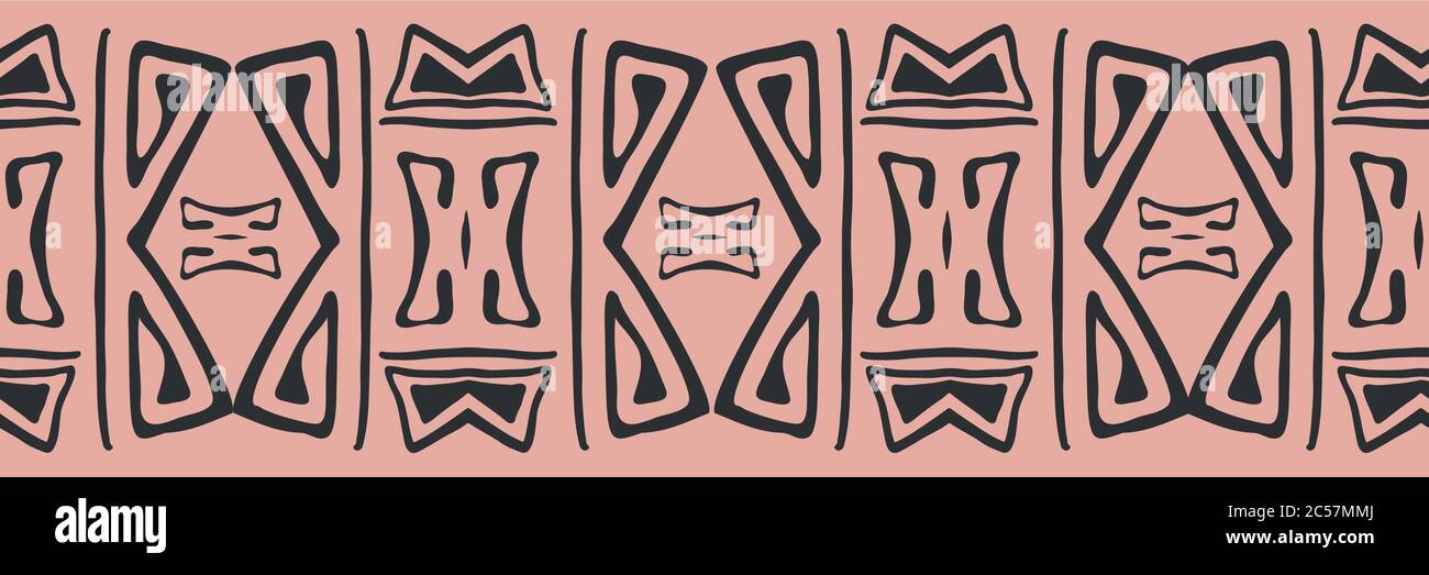 Aztec Border Tattoo Designs