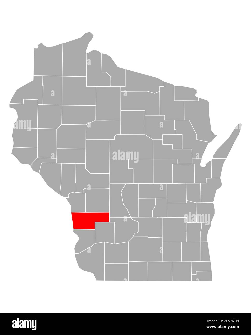 Map of vernon hi-res stock photography and images - Alamy