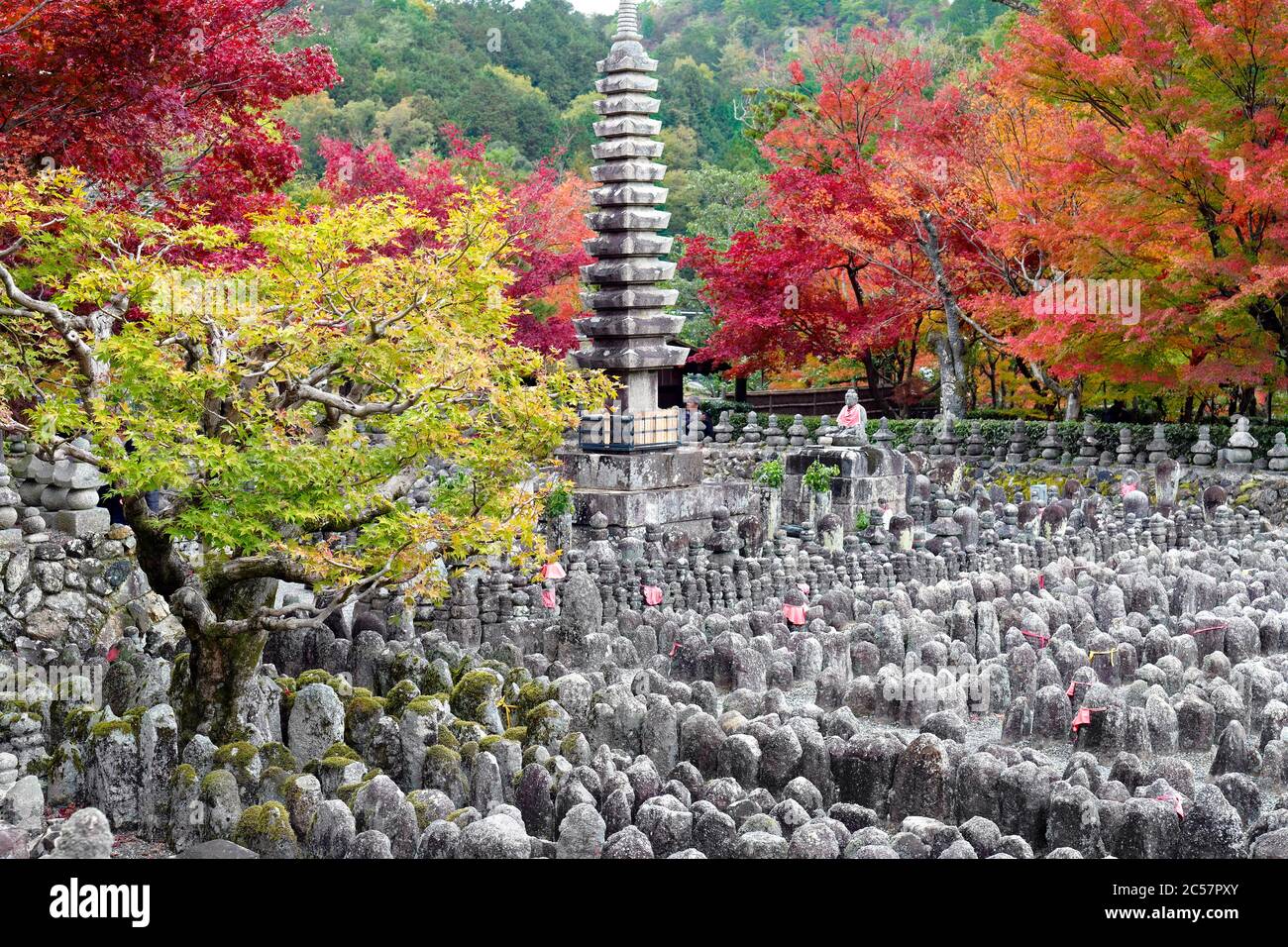 Japan, Honshu island, Kansai, Kyoto, temple during autumn Stock Photo ...