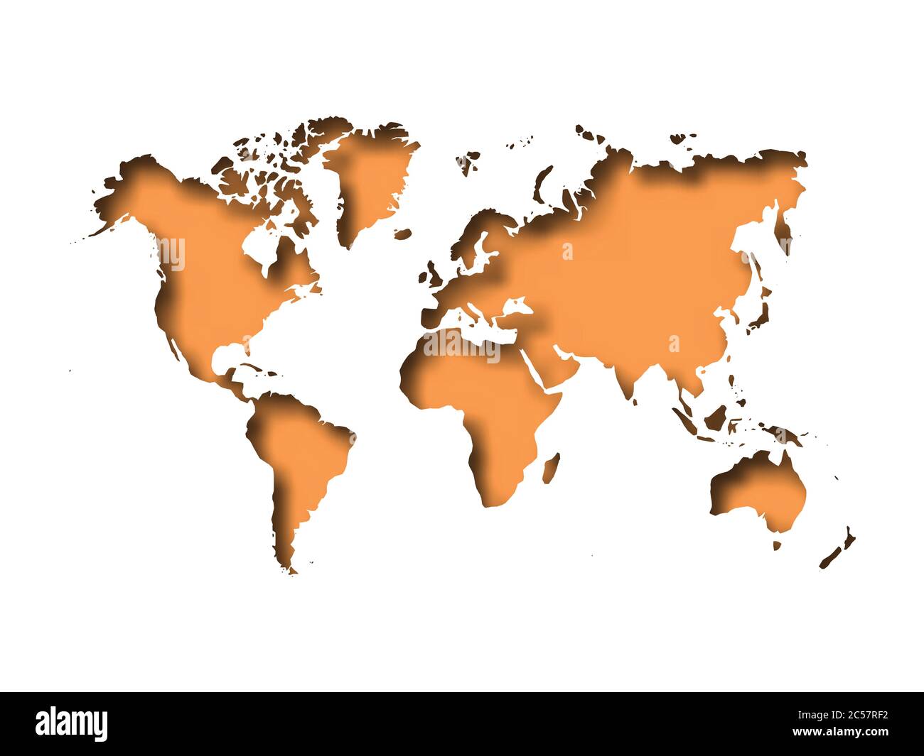 World map white poster paper hi-res stock photography and images - Alamy