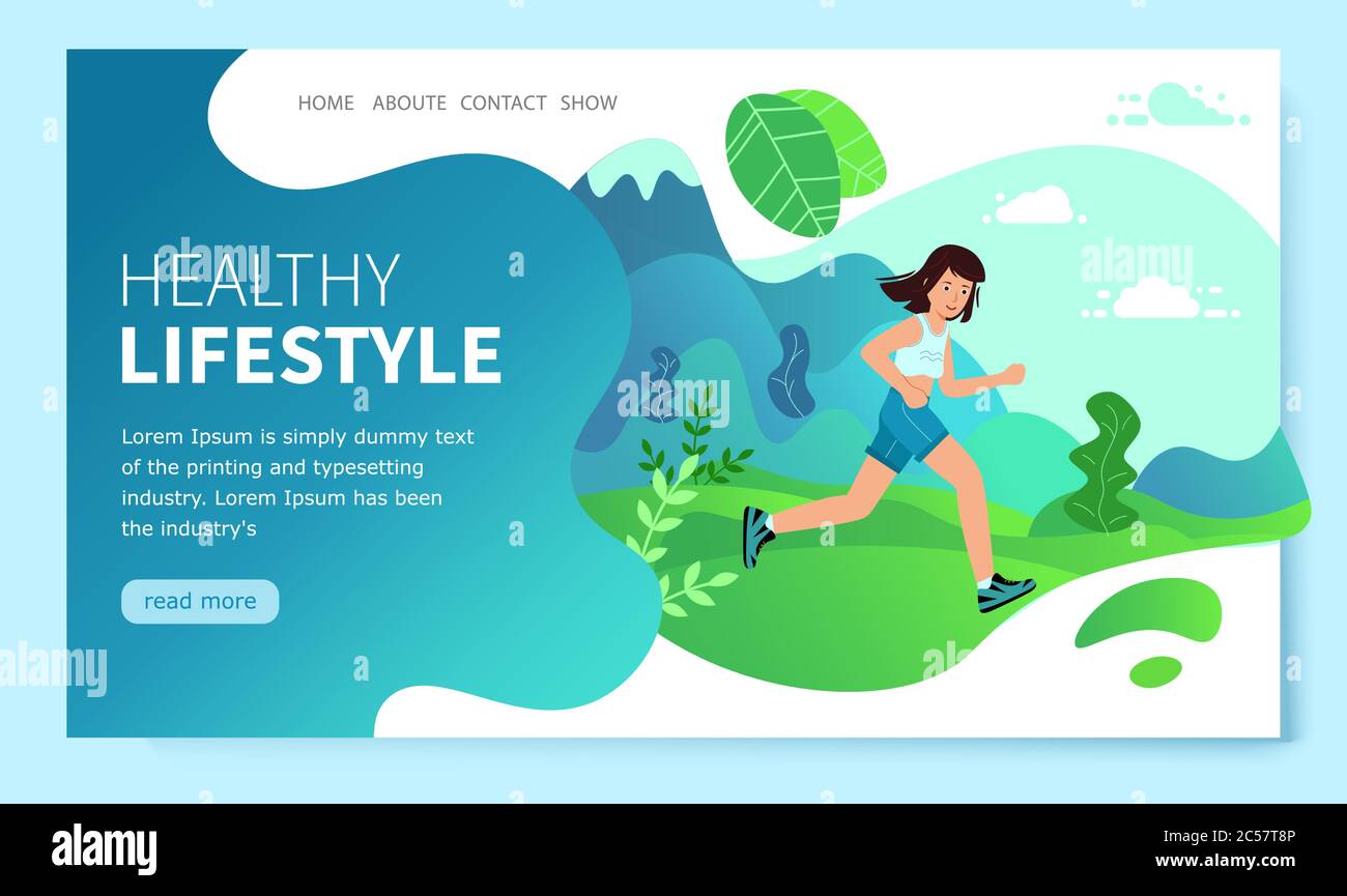 Cartoon woman running hi-res stock photography and images - Alamy