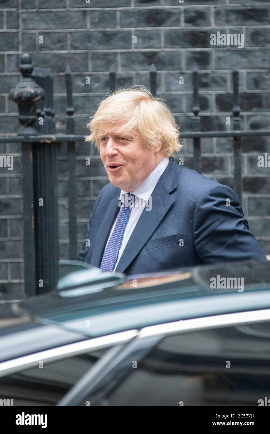 Prime Minister Boris Johnson in Downing Street, London Stock Photo - Alamy