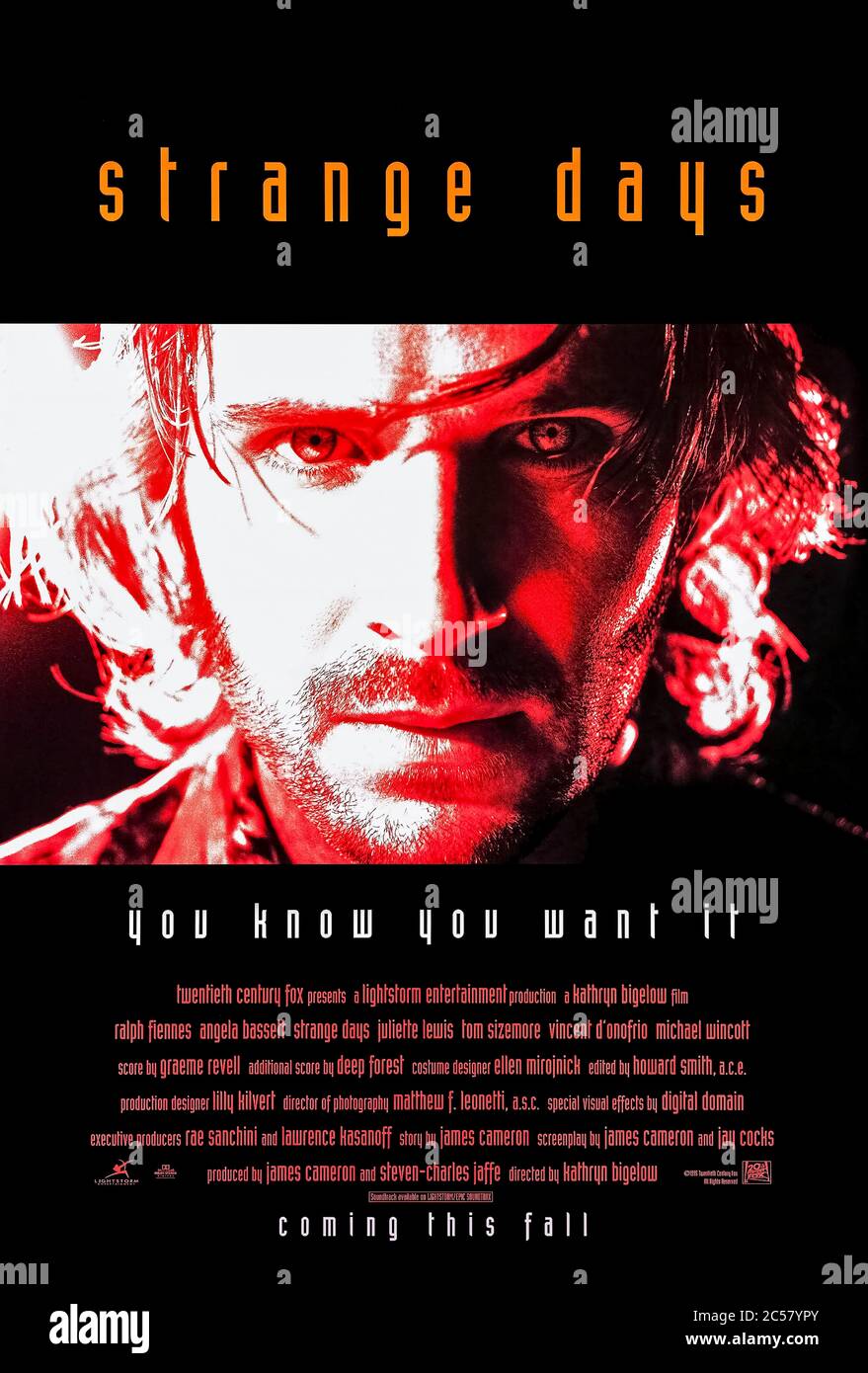 Strange Days (1995) directed by Kathryn Bigelow and starring Ralph ...