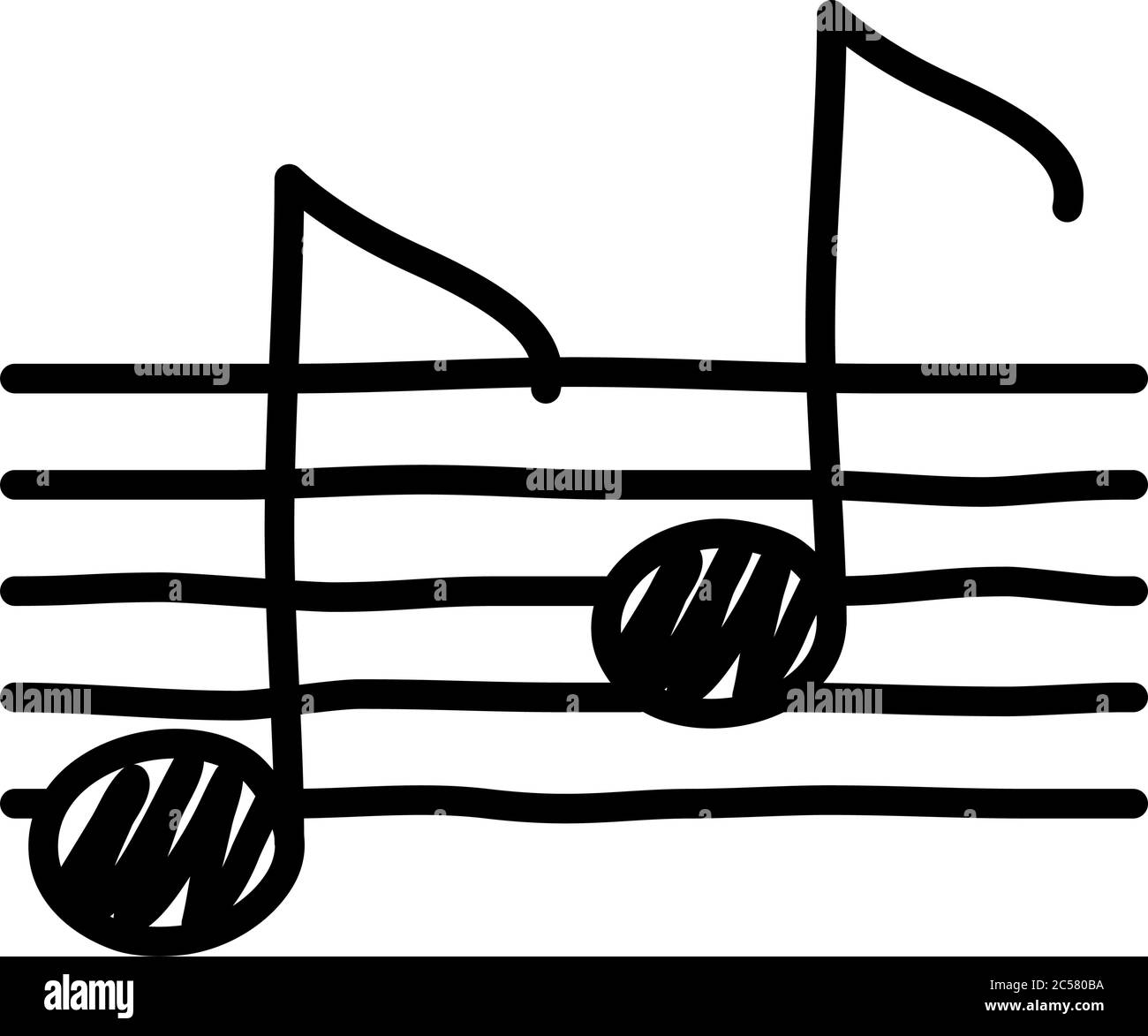 Partiture Stock Vector Images - Alamy