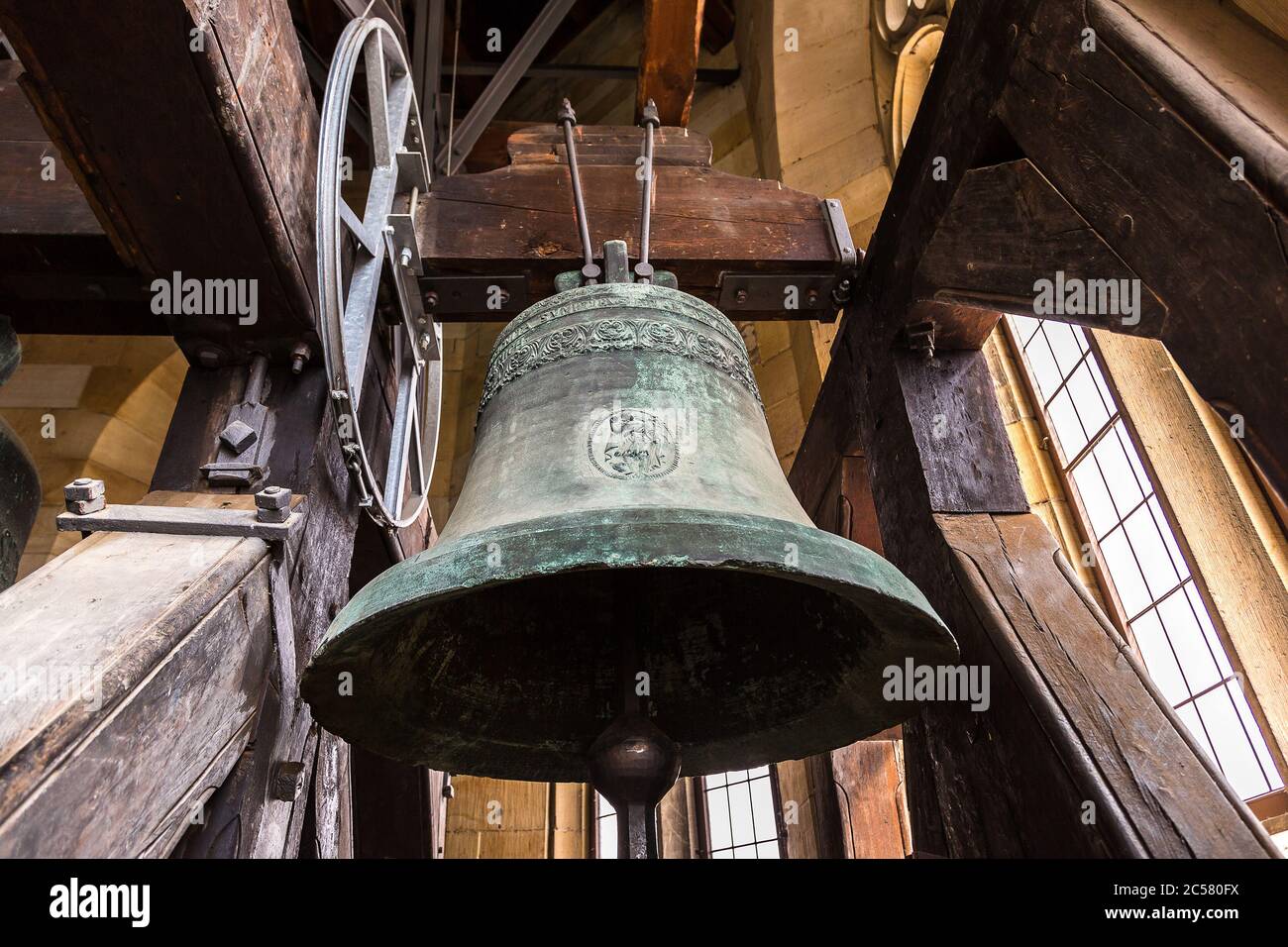 Old Church bell in a beautiful summer day Stock Photo - Alamy