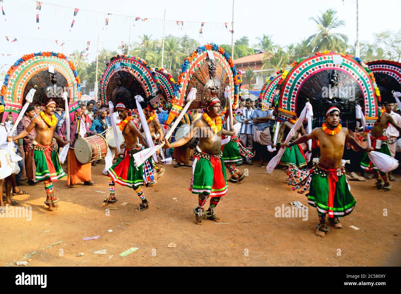 dancers of kathakali dancer,theyyam,thira,folk dancers,celebration ...