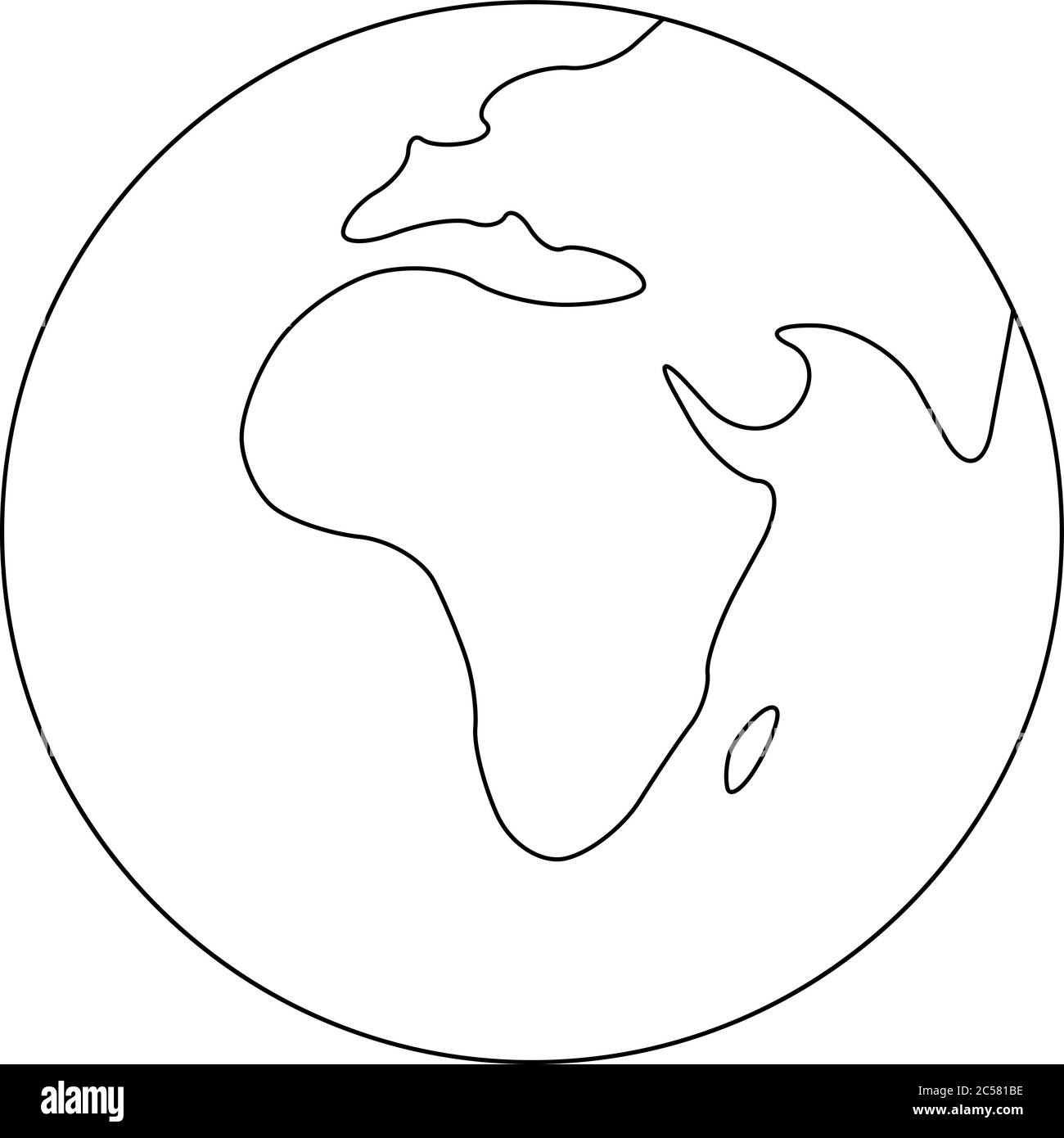 Simple Globe Outline