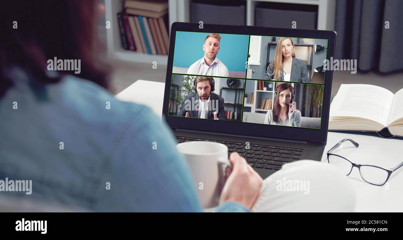 Video call hi-res stock photography and images - Alamy