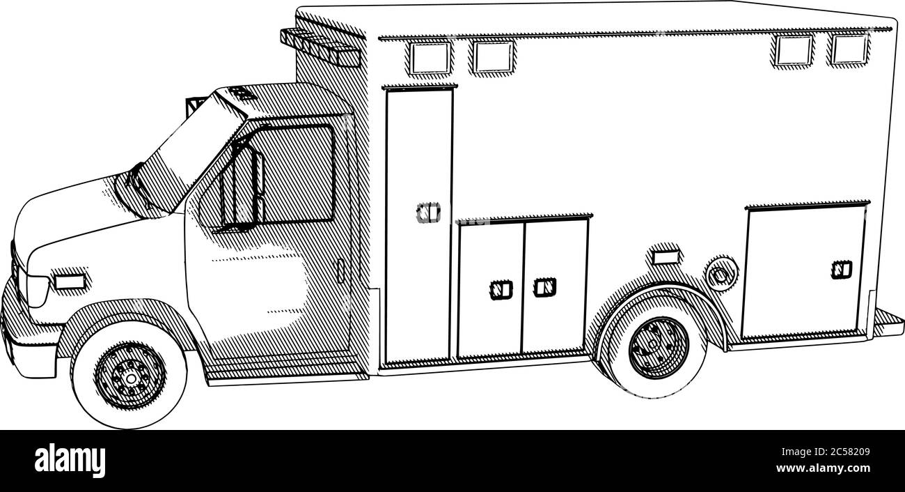 Ambulance Drawing