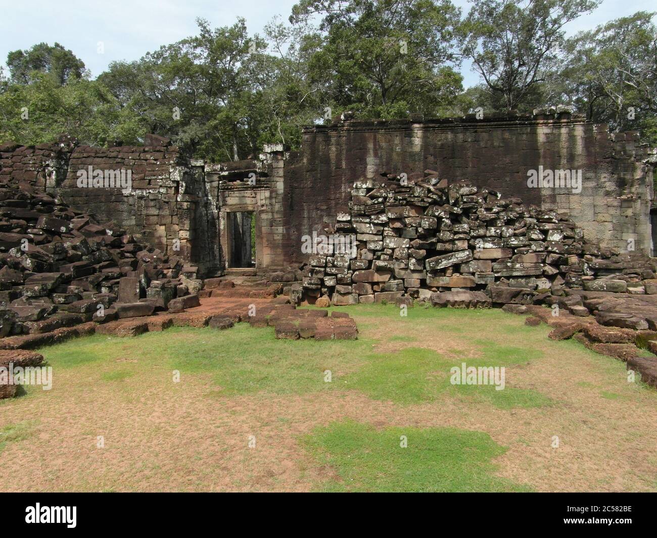 Very old and huge city Angkor Wat in Cambodia, state Siem Reap. Amazing ...