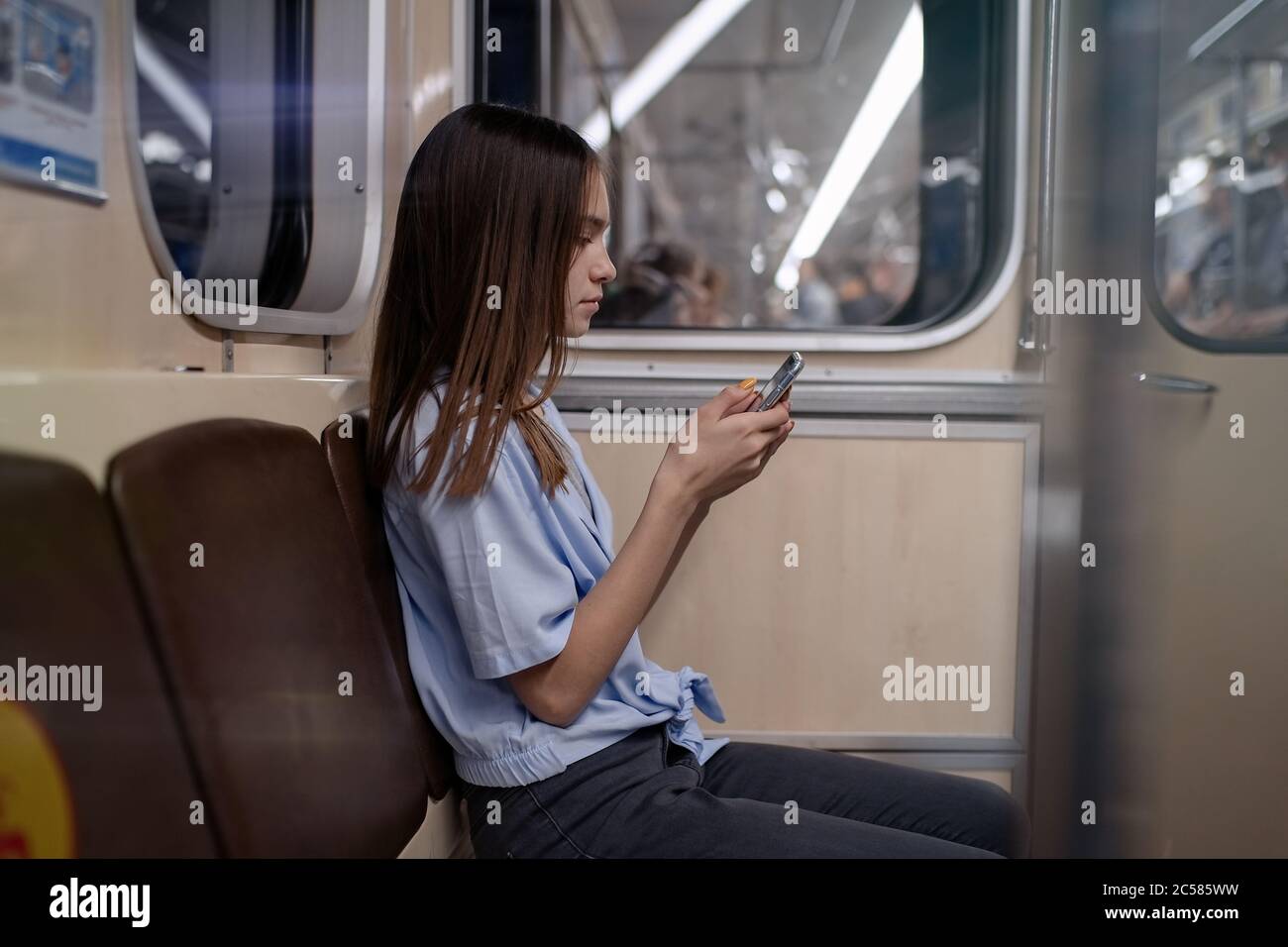 Teen subway hi-res stock photography and images - Alamy