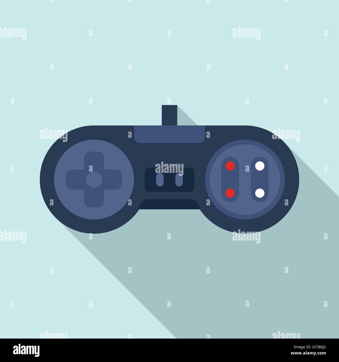 Arcade gaming joystick icon. Flat illustration of arcade gaming ... Arcade gaming joystick icon. Flat illustration of arcade gaming ...