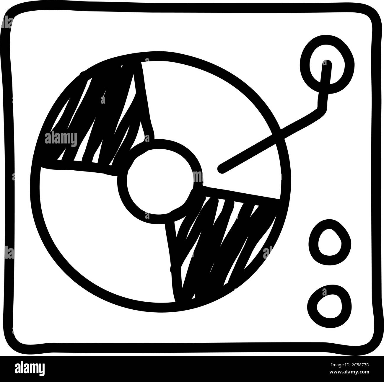 long play console line style icon vector illustration design Stock ...