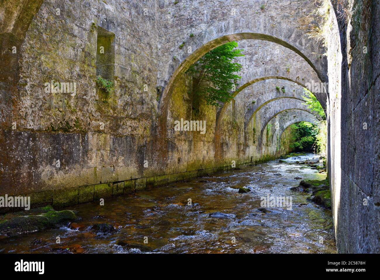 Mining water channel Stock Photo - Alamy