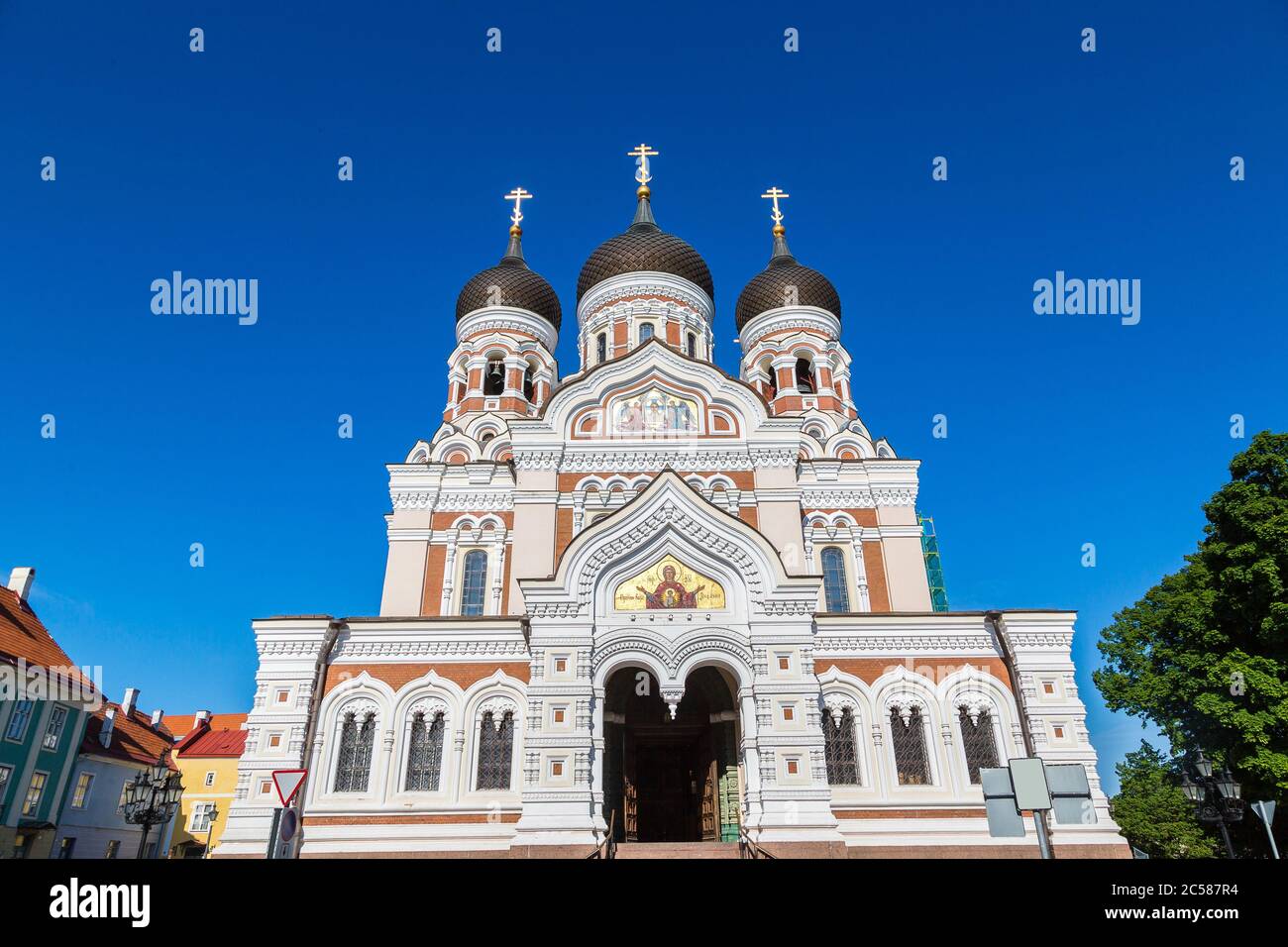 Alexander Nevsky Cathedral In Tallinn In A Beautiful Summer Day