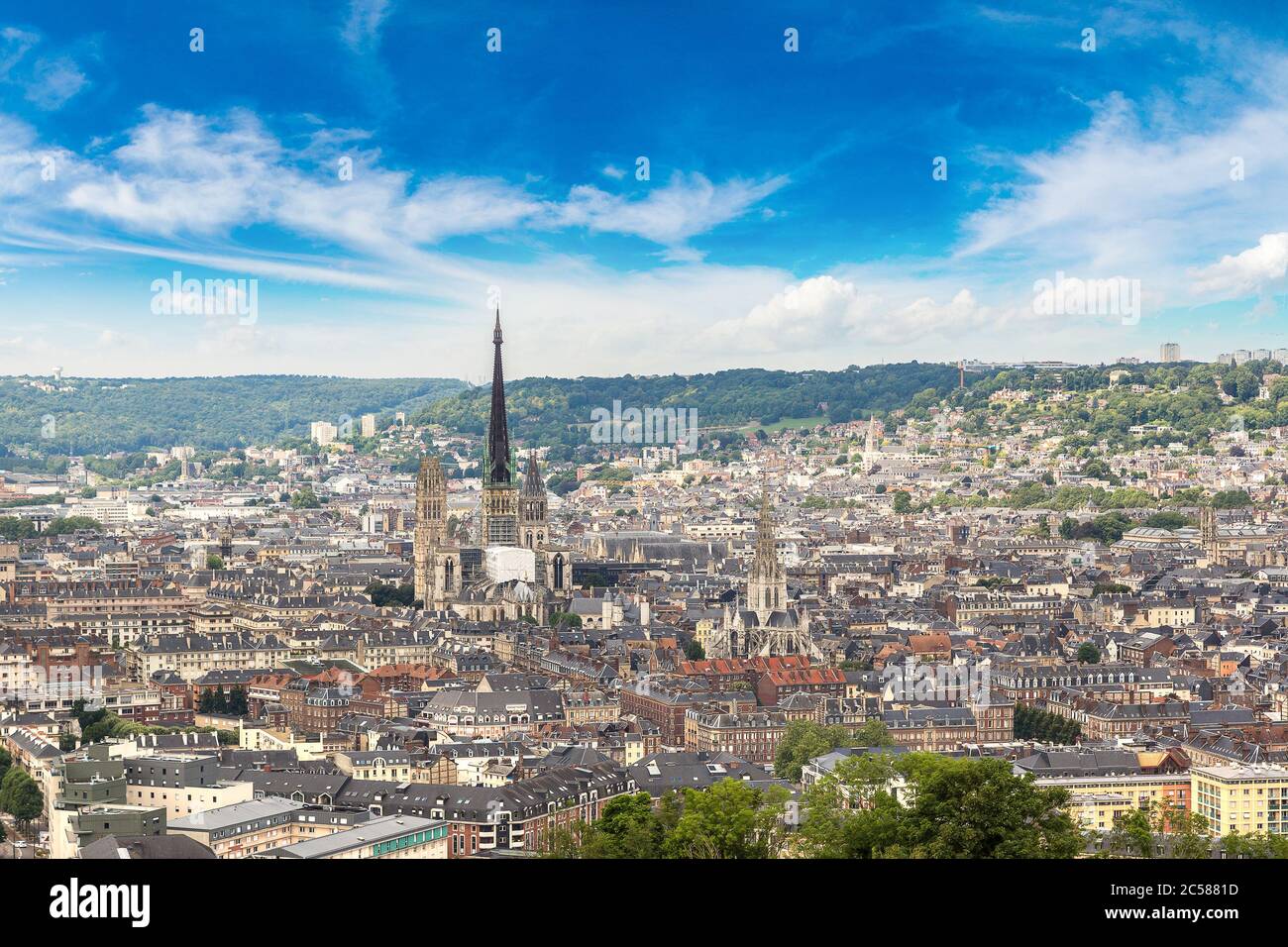 Rouen france europe panoramic view hi-res stock photography and images ...