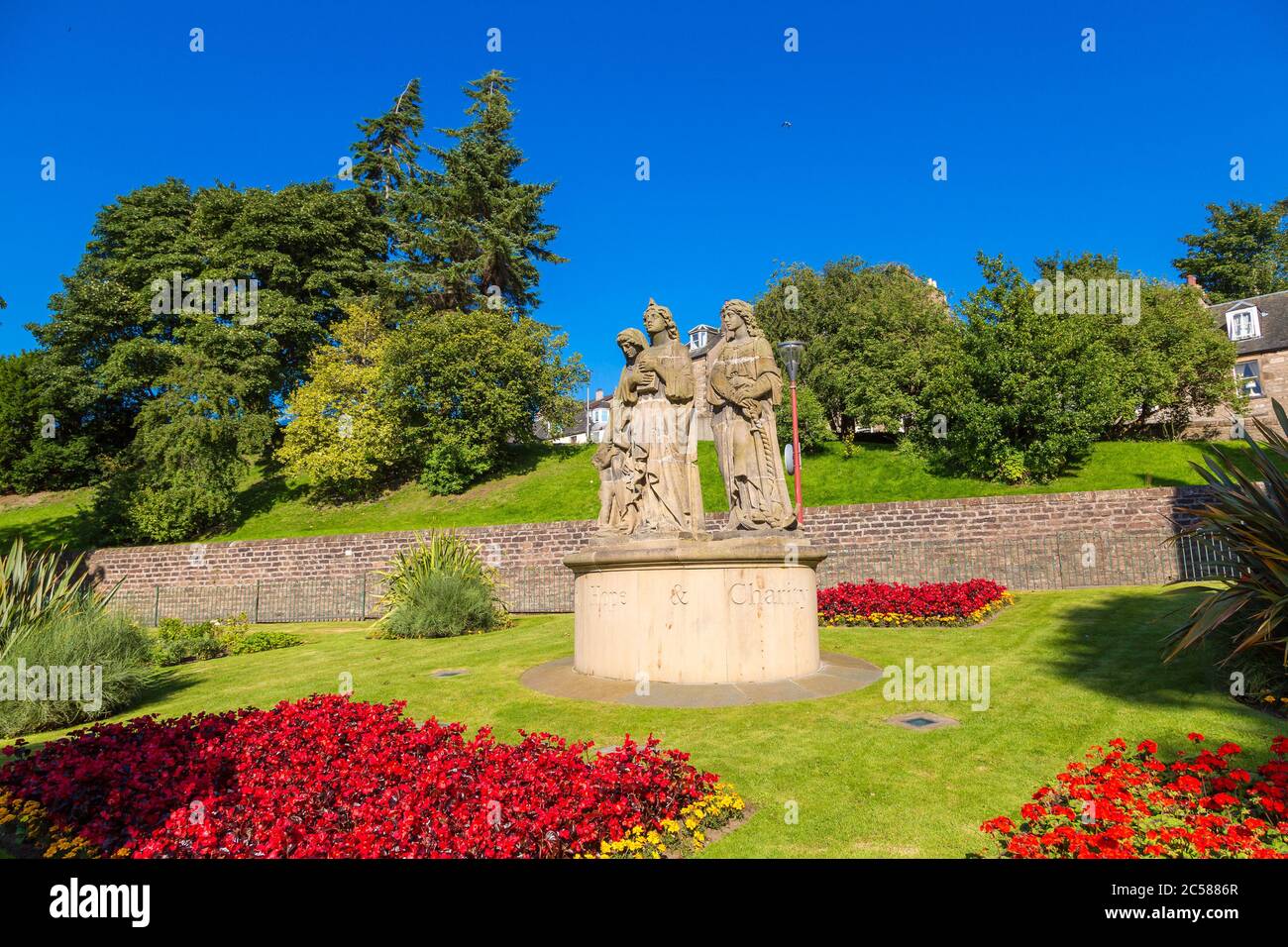 Cityscape of Inverness, Scotland in a beautiful summer day, United ...