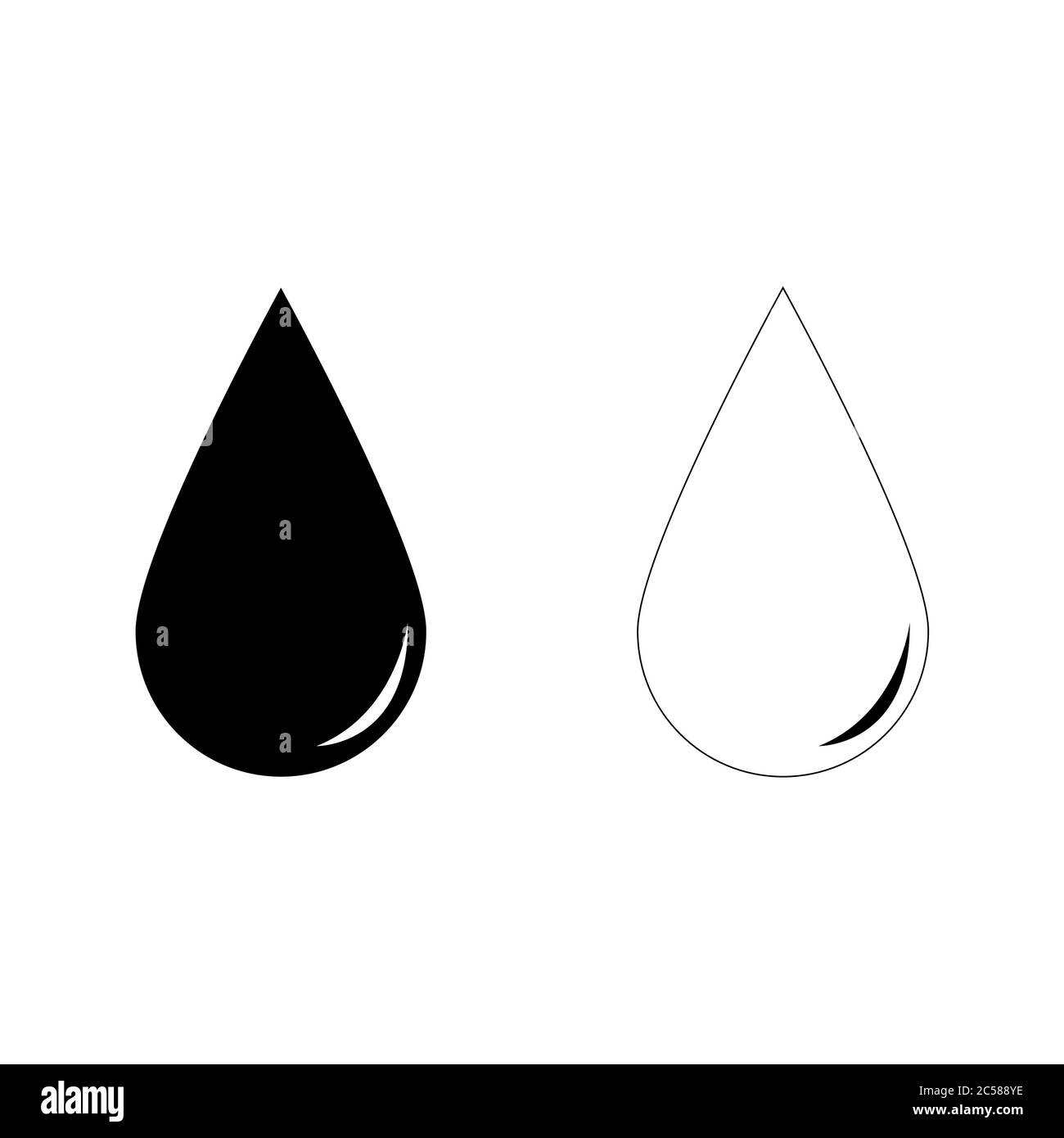 Save water icon in Black and White Stock Photos & Images - Alamy