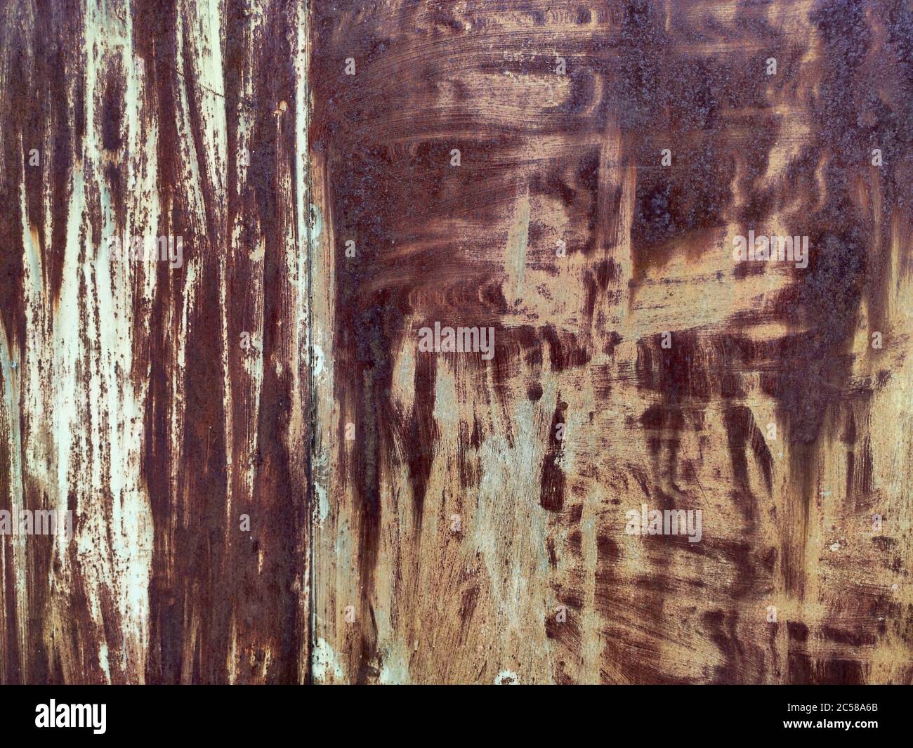 Corroded metal background. Rusted grey painted metal wall. Rusty metal ...