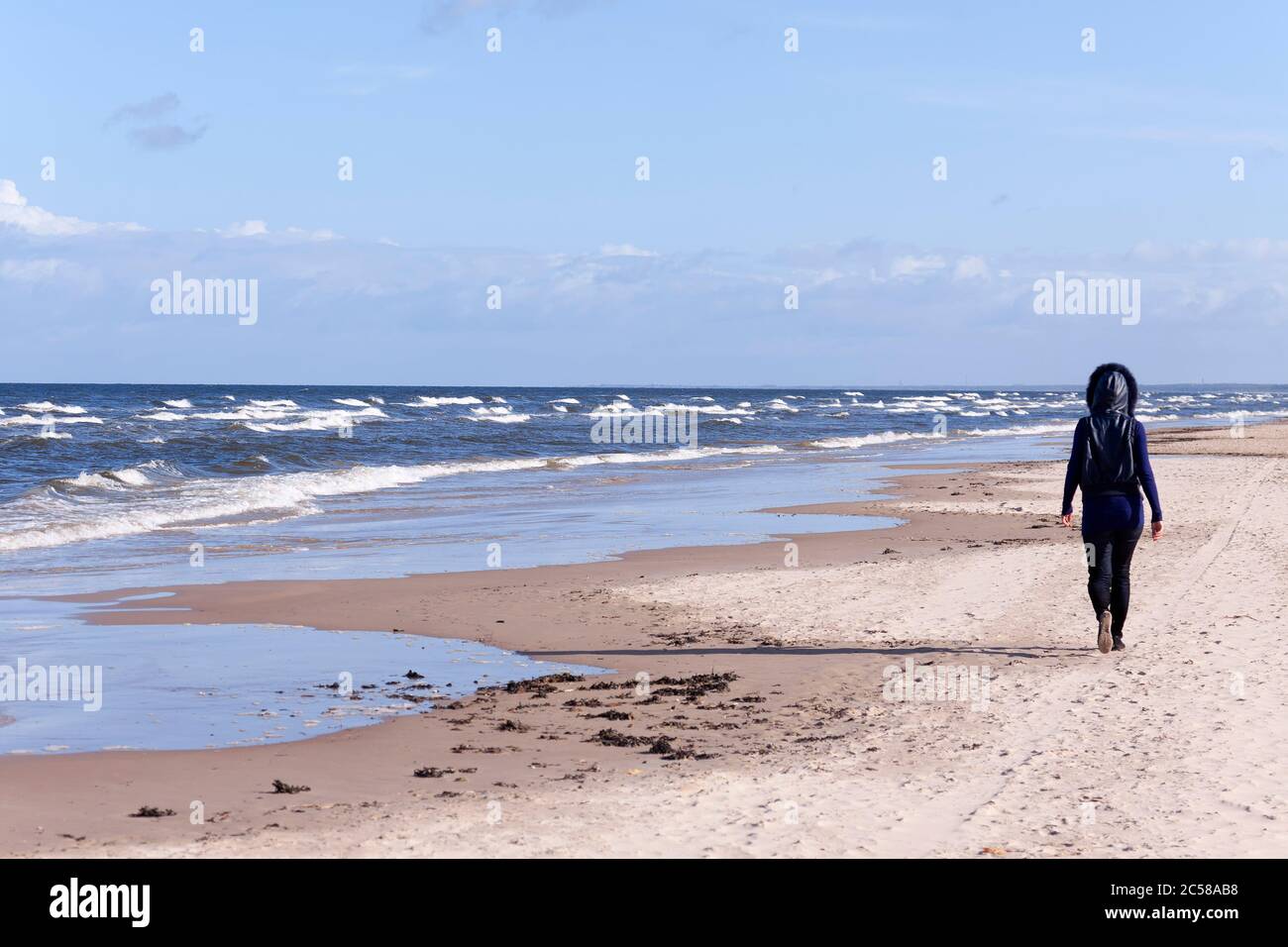 Jurmala beach, Latvia Stock Photo - Alamy