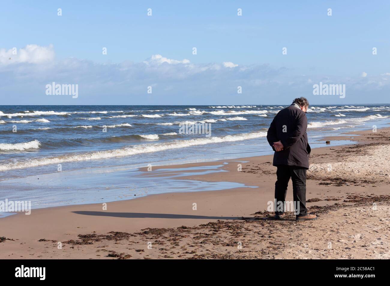 Jurmala beach, Latvia Stock Photo - Alamy