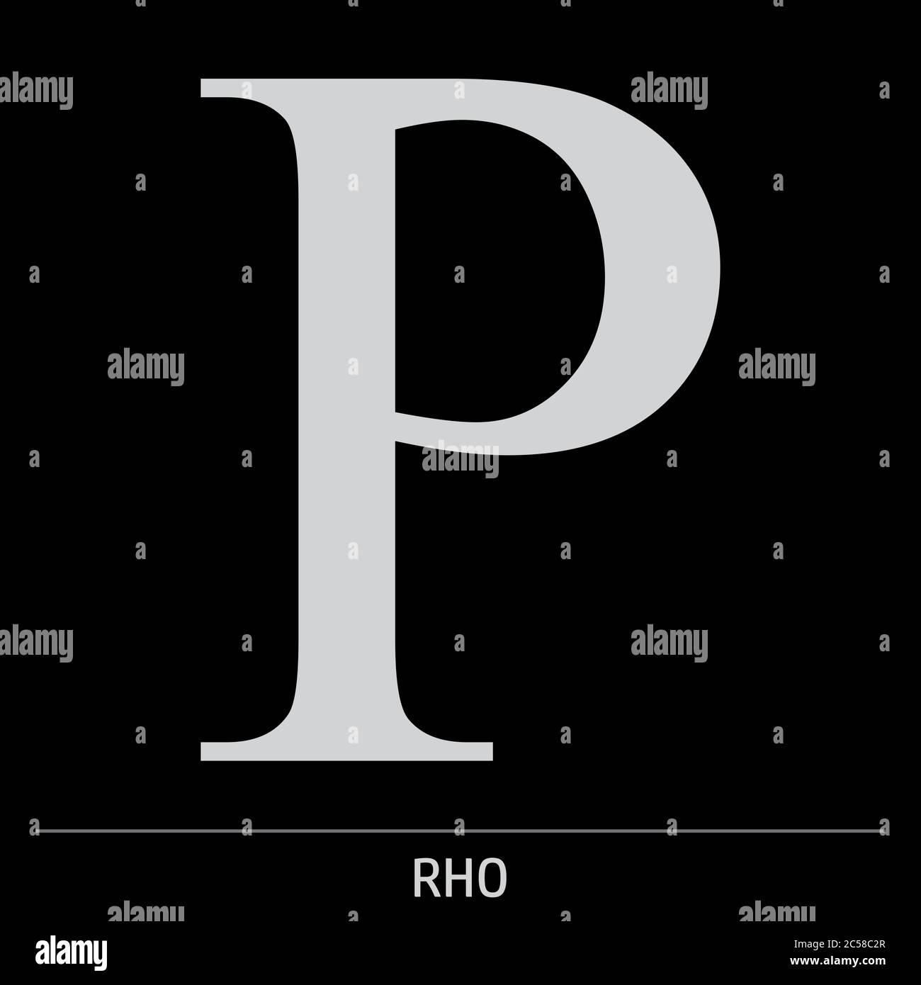 Rho greek letter icon Stock Vector Image & Art - Alamy
