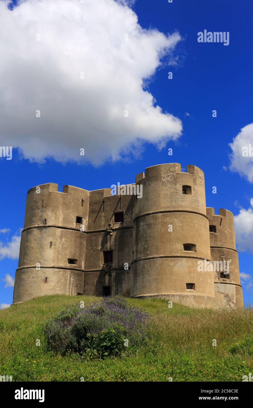 Portugal, Alentejo, Evora. The historical medieval hilltop castle of ...