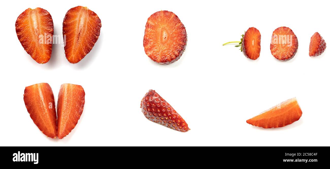 Cross section of a strawberry hi-res stock photography and images - Alamy