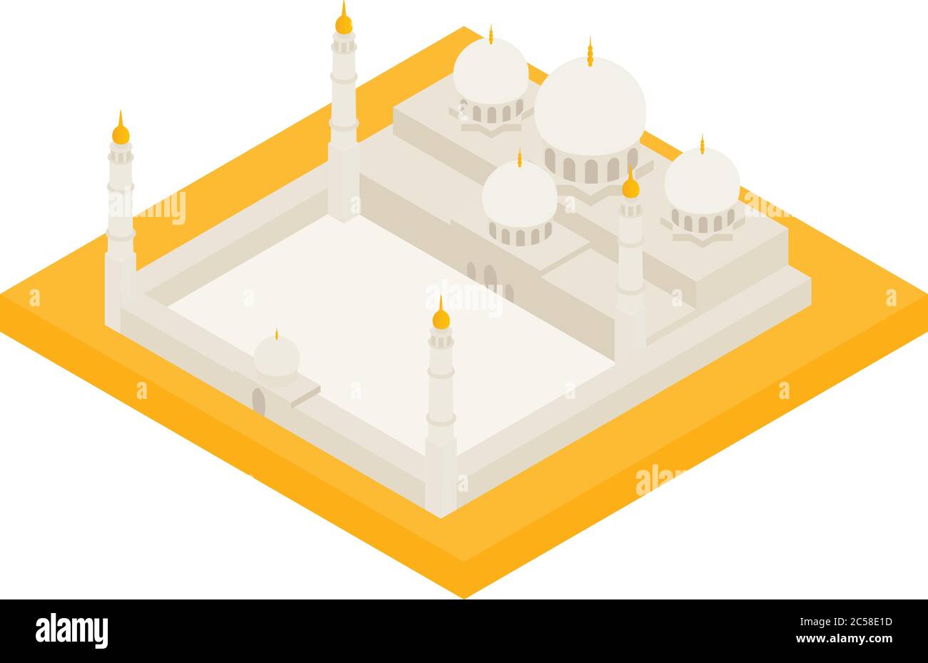 Mosque dome isometric 3d hi-res stock photography and images - Alamy