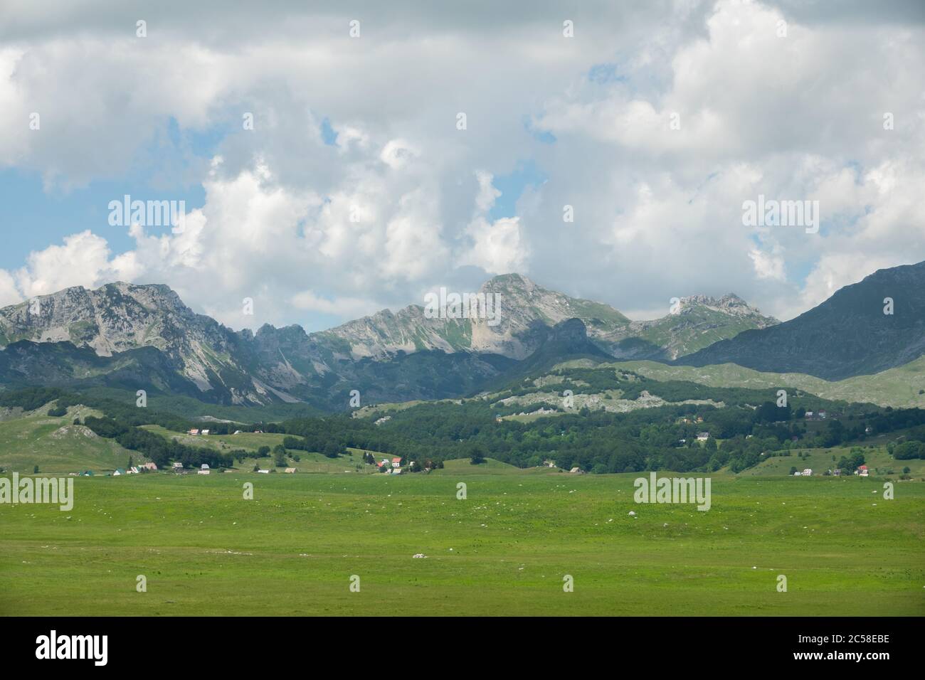 Durmitor mountain range in Zabljak (Montenegro Stock Photo - Alamy