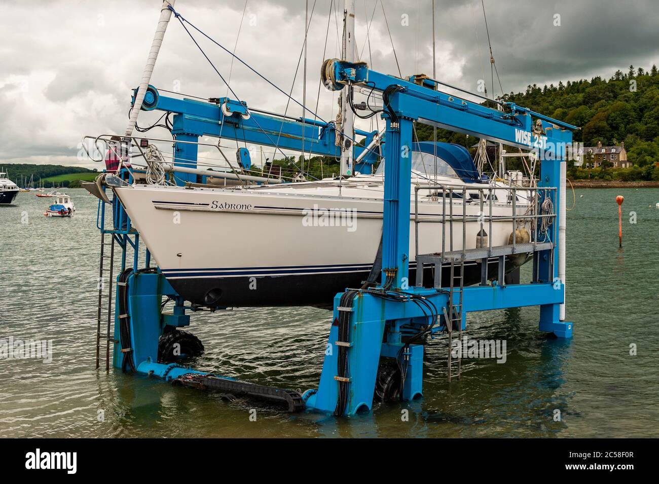 Crosshaven, West Cork, Ireland. 1st July, 2020. Sailing Yacht 'Sabrone ...