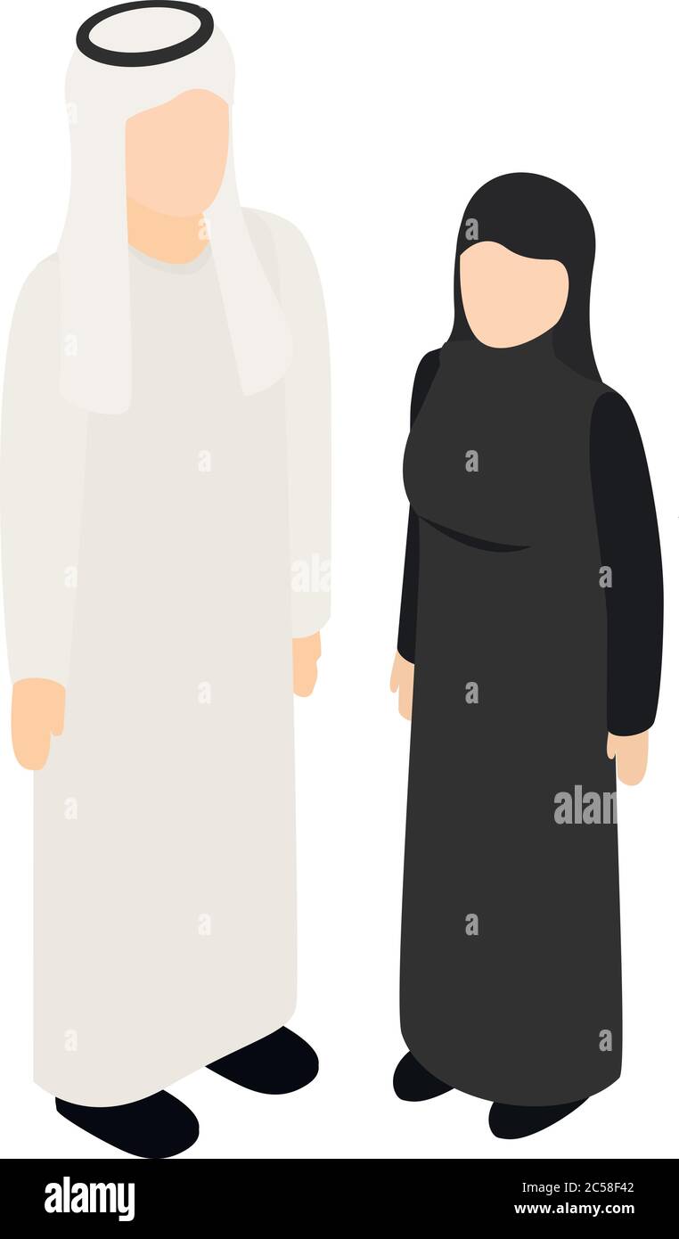 Abaya and kandura Stock Vector Images - Alamy