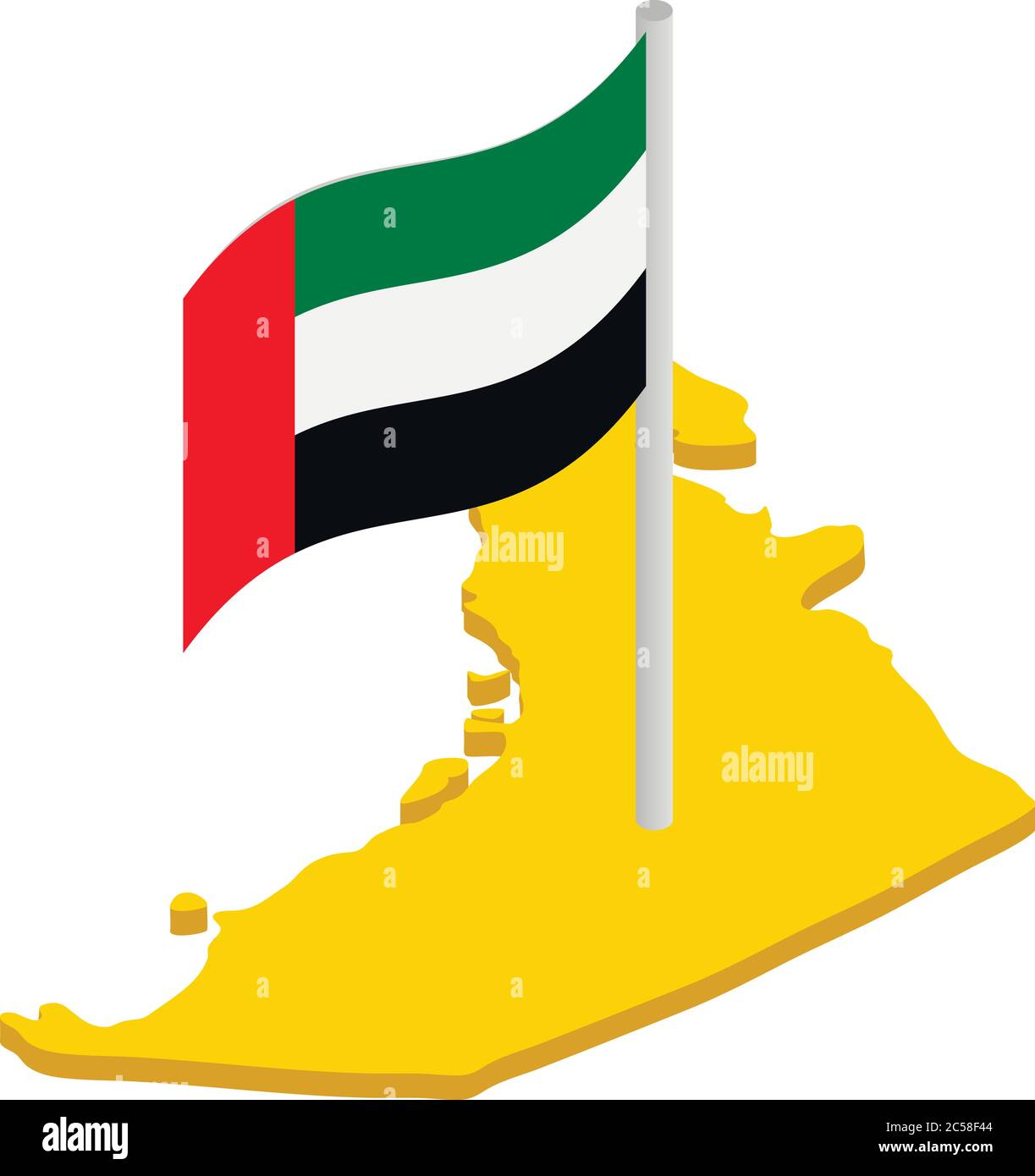 Map uae icon black Cut Out Stock Images & Pictures - Alamy