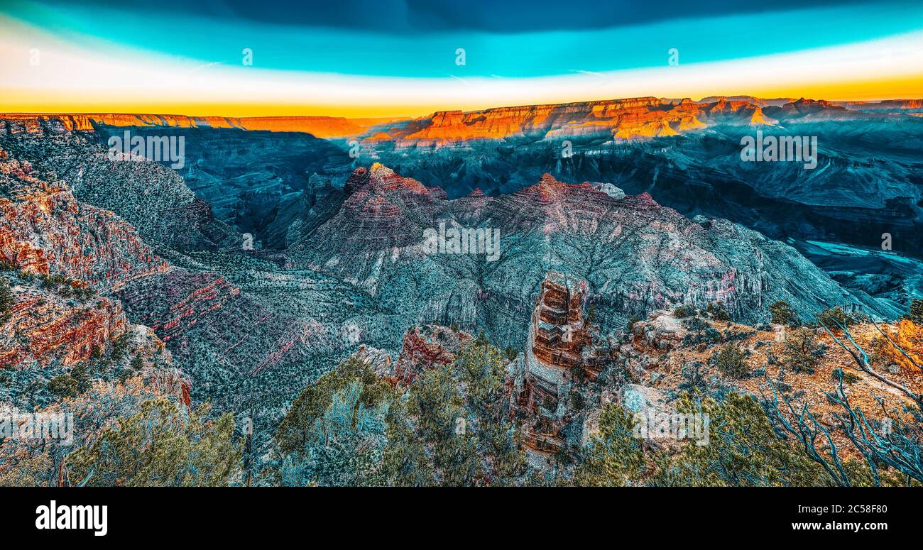 Amazing natural geological formation - Grand Canyon in Arizona ...