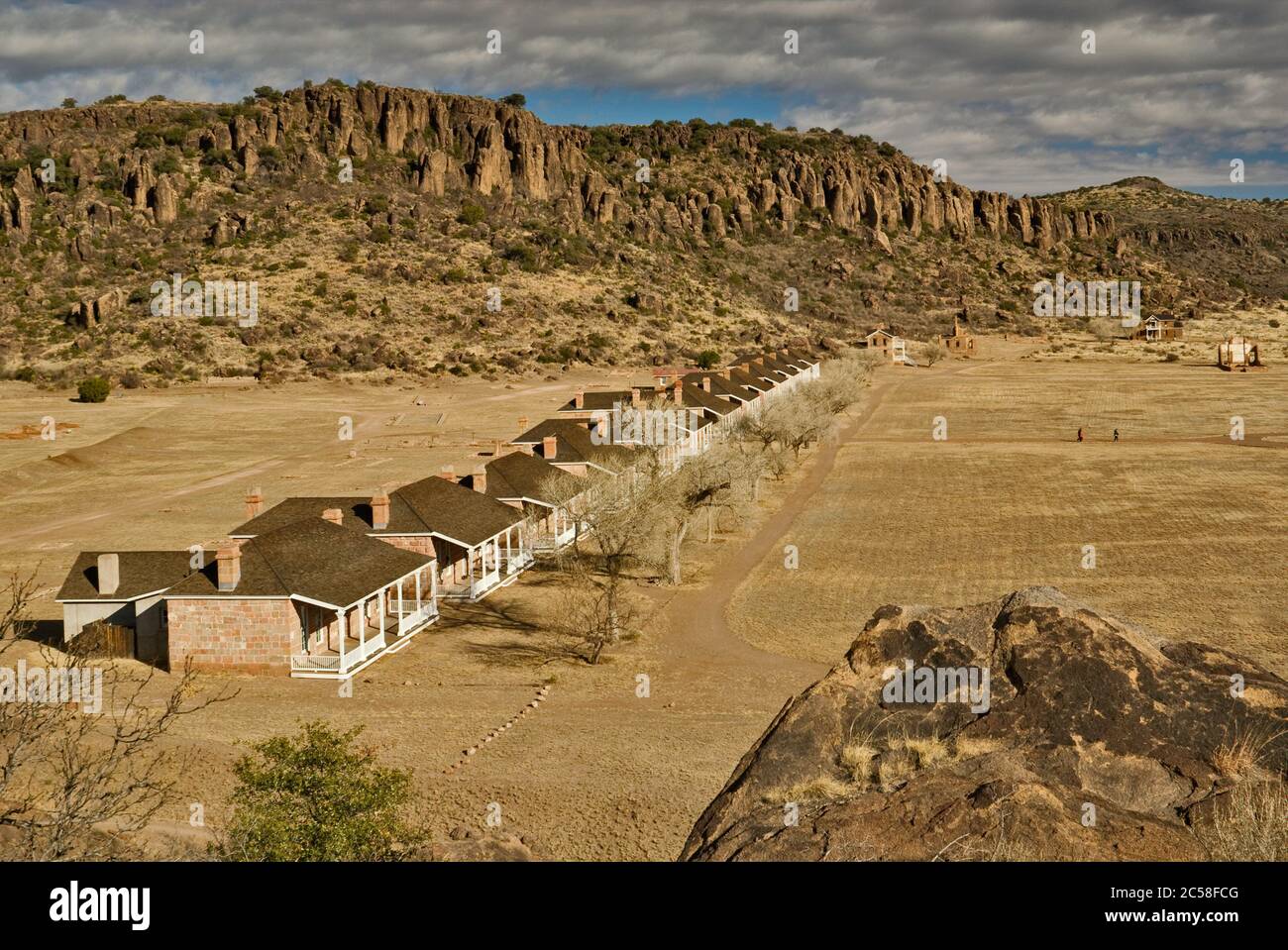 Fort Davis National Historic Site in winter, Texas, USA Stock Photo - Alamy