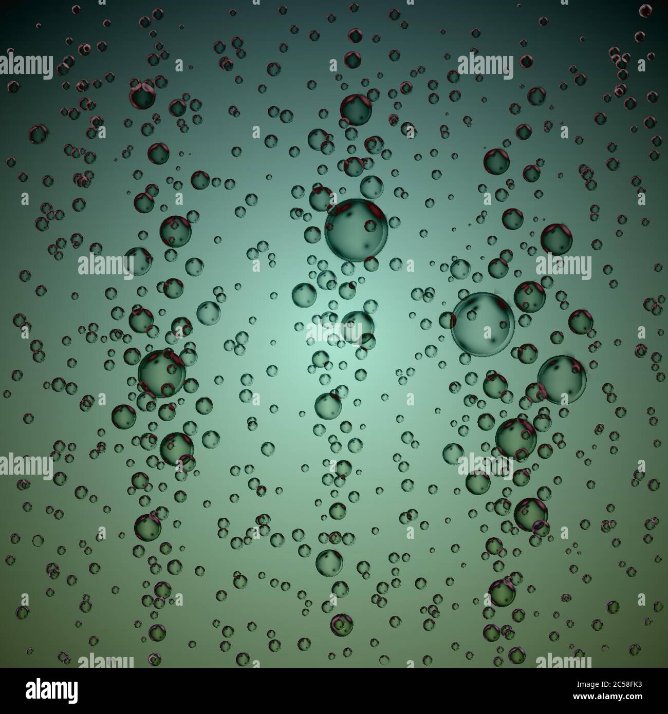 Realistic underwater bubbles. Water bubbles with reflection. Luxery background. Effervescent ...