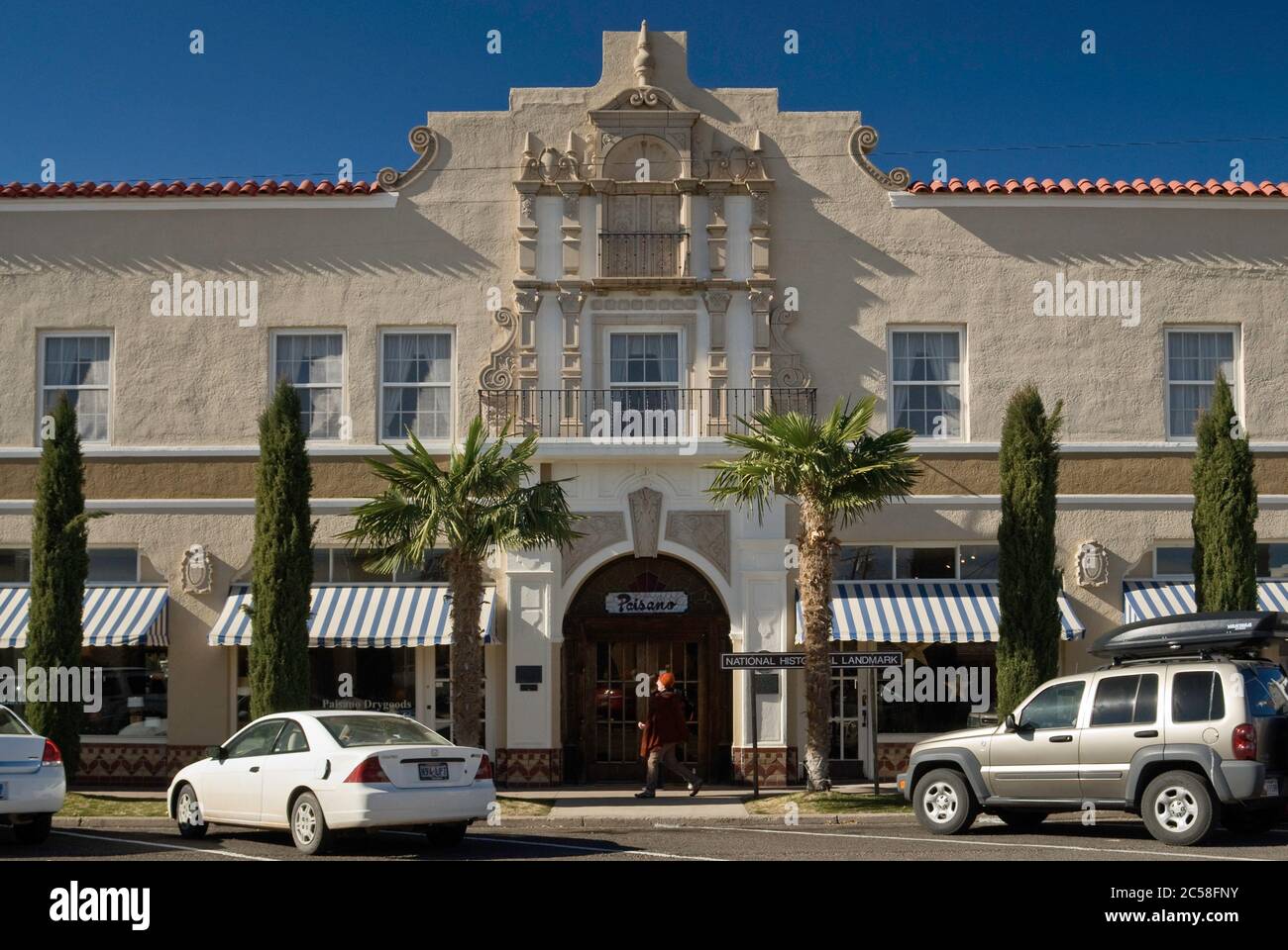 El Paisano Hotel in Marfa, Texas, USA Stock Photo - Alamy