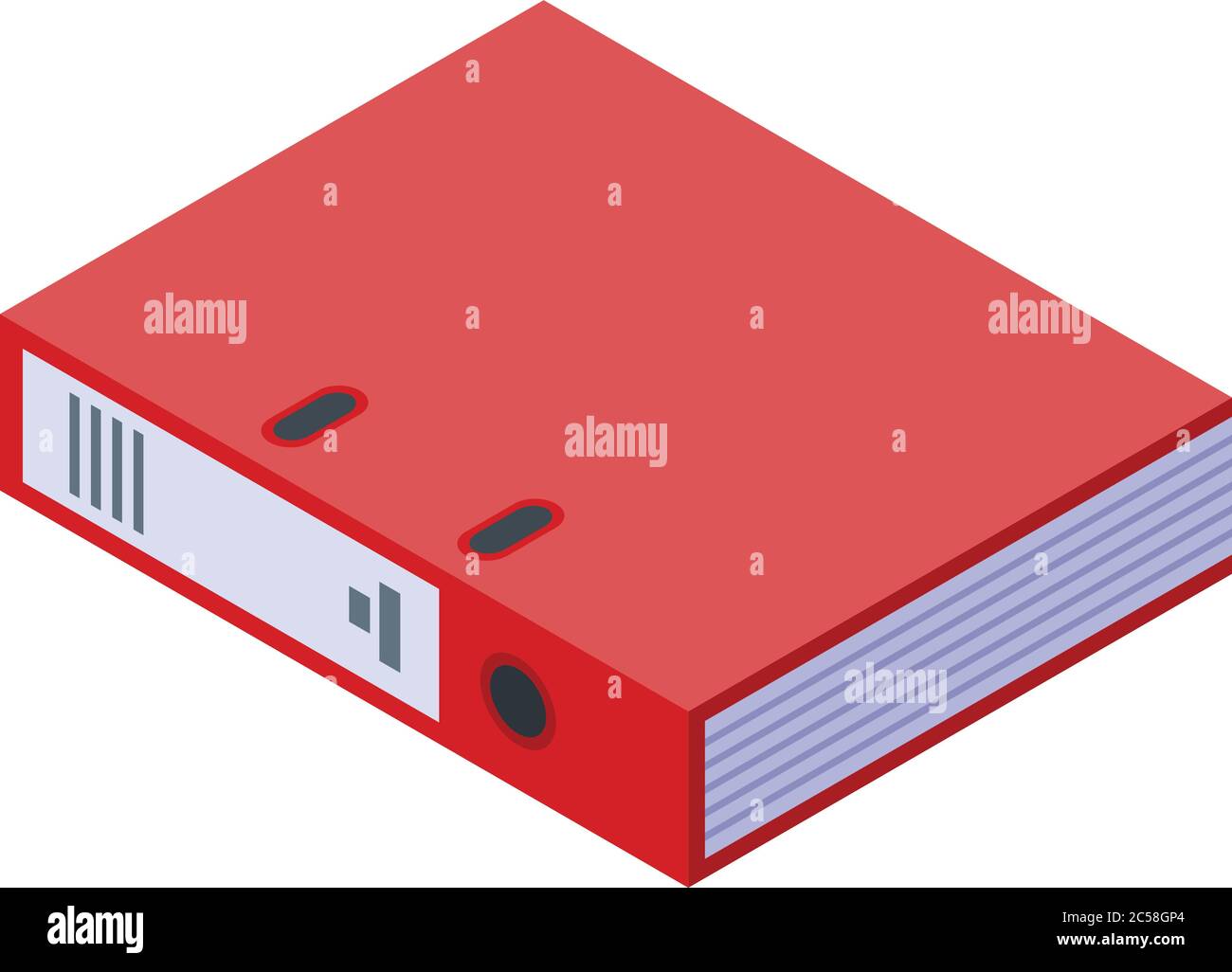 Red deadline folder icon, isometric style Stock Vector Image & Art - Alamy