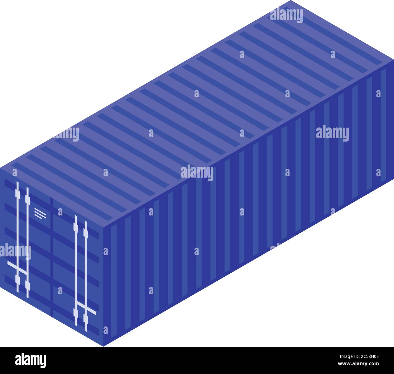 Trade war cargo container icon, isometric style Stock Vector Image & Art - Alamy