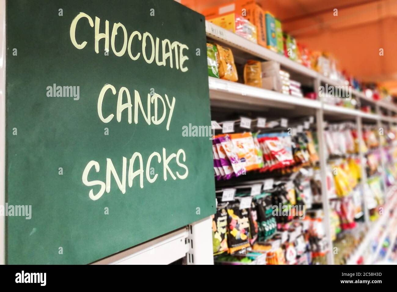 Supermarket candy aisle hi-res stock photography and images - Alamy