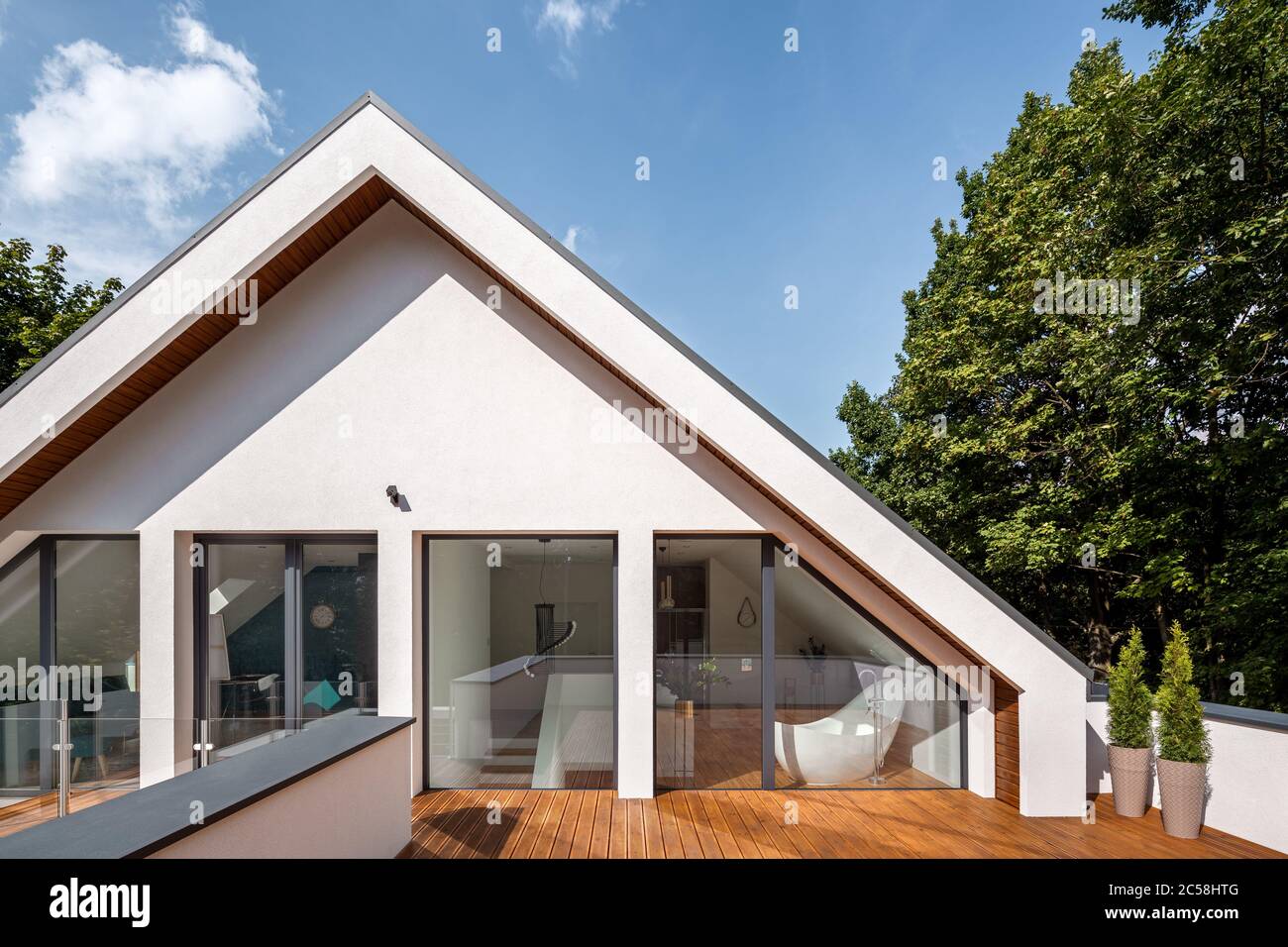 Elegant house with big balcony on top floor with entrance from bathroom ...