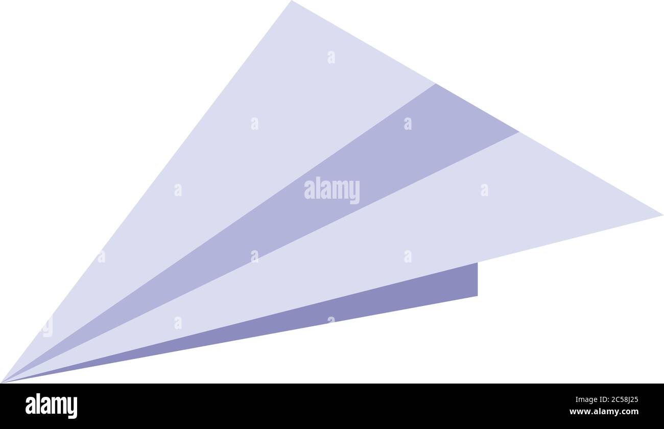 Paper airplane icon, isometric style Stock Vector Image & Art - Alamy