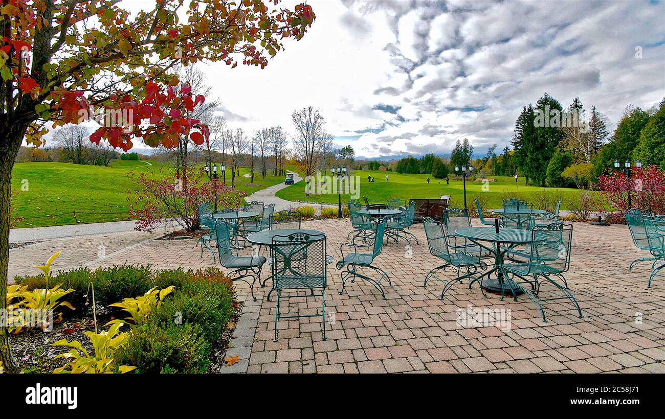 Green country cafe hi-res stock photography and images - Alamy