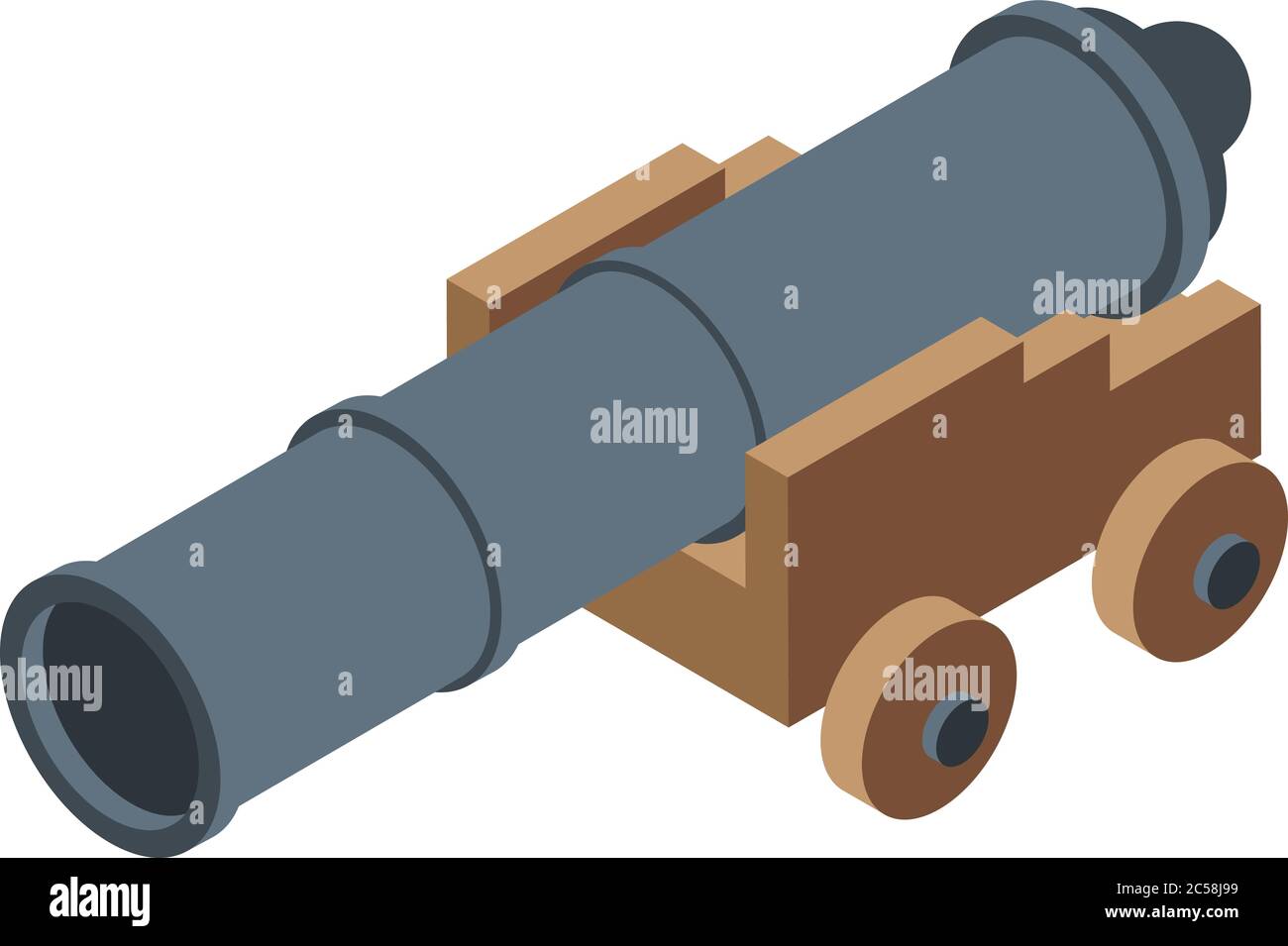 Trade war cannon icon, isometric style Stock Vector Image & Art - Alamy