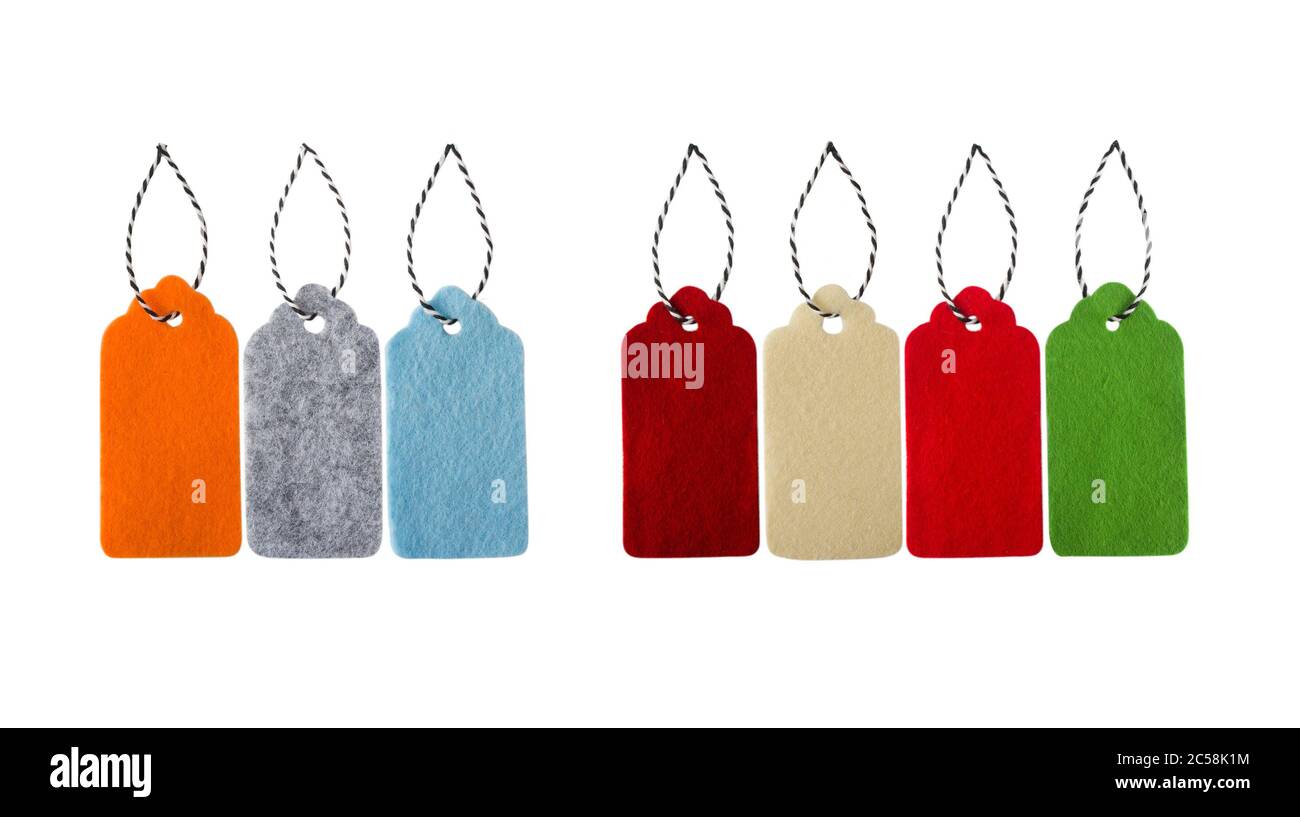 Sale labels isolated on white background. Price tags. Special offer and ...