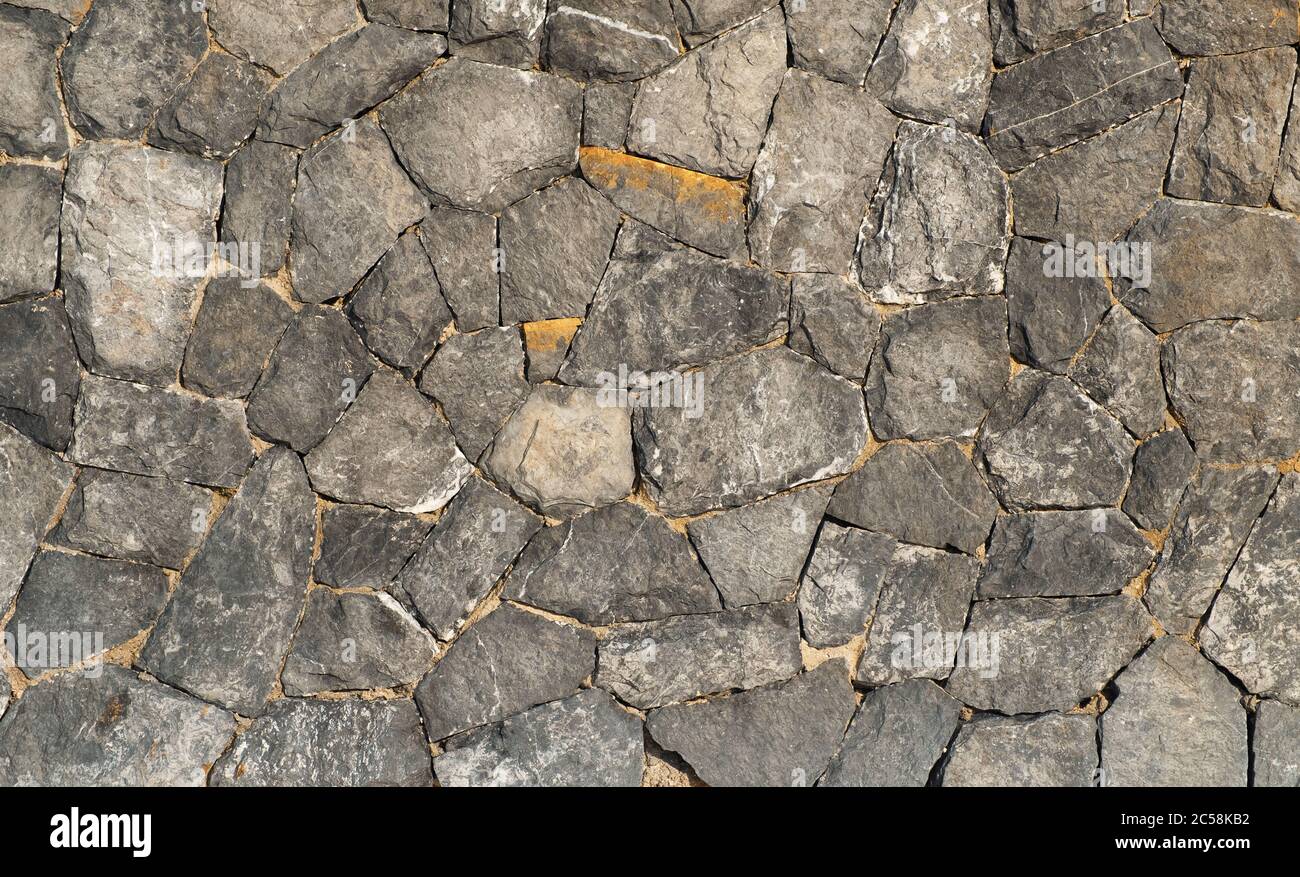 old stone road top view. Background and texture Stock Photo - Alamy