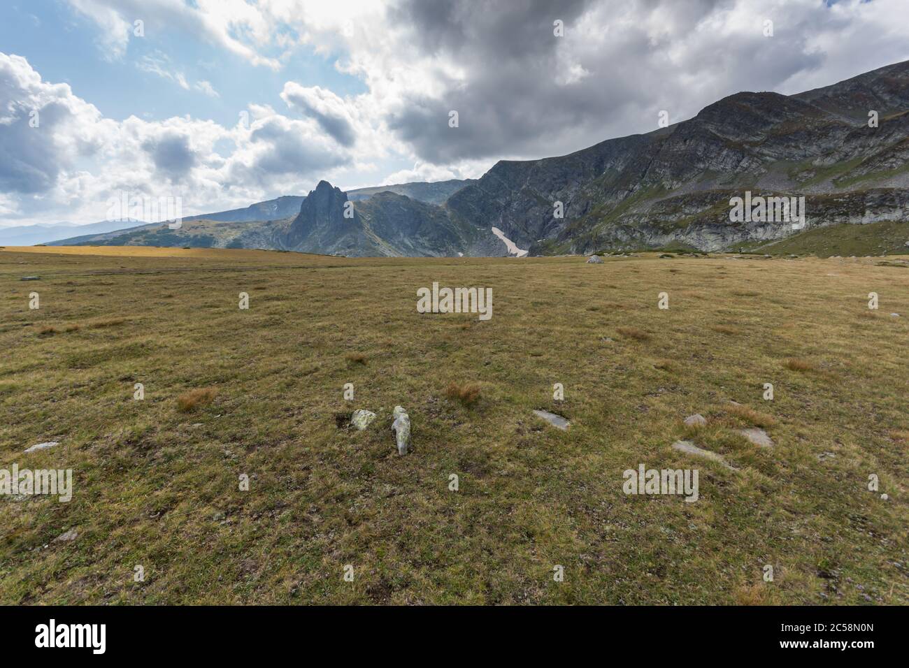 Amazing Landscape of Rila Mountan near The Seven Rila Lakes, Bulgaria ...