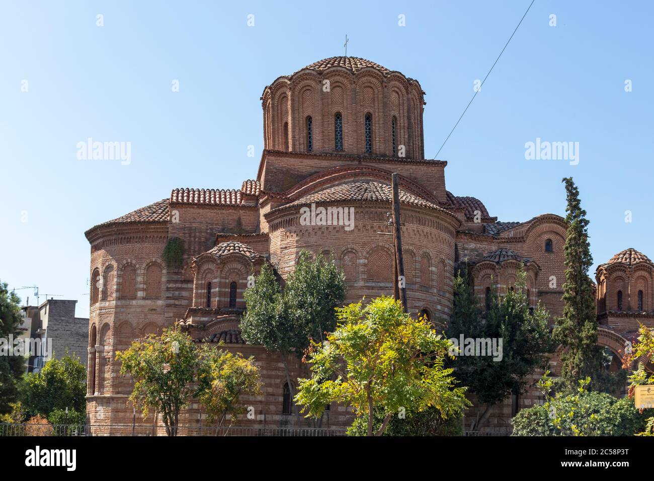 Ancient Byzantine Church of Prophet Elias in city of Thessaloniki ...